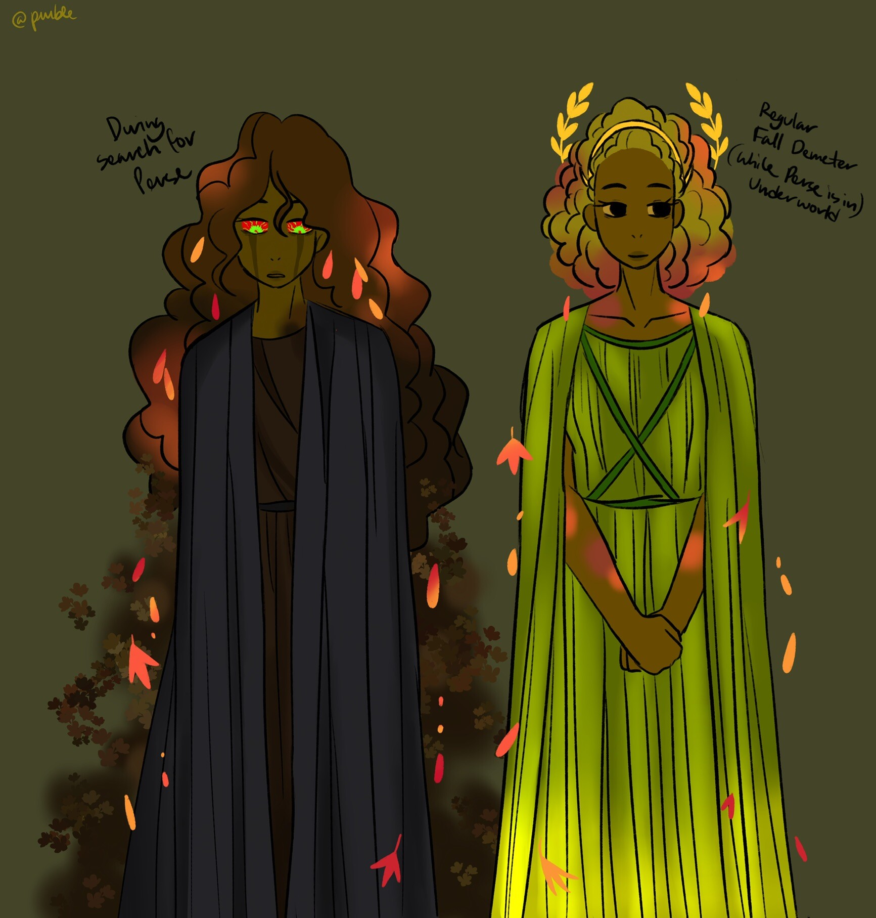 ArtStation - Demeter Mourning Persephone