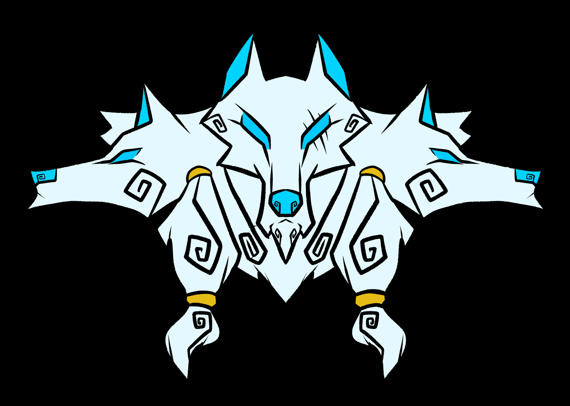 ArtStation - Woe the wolf lord