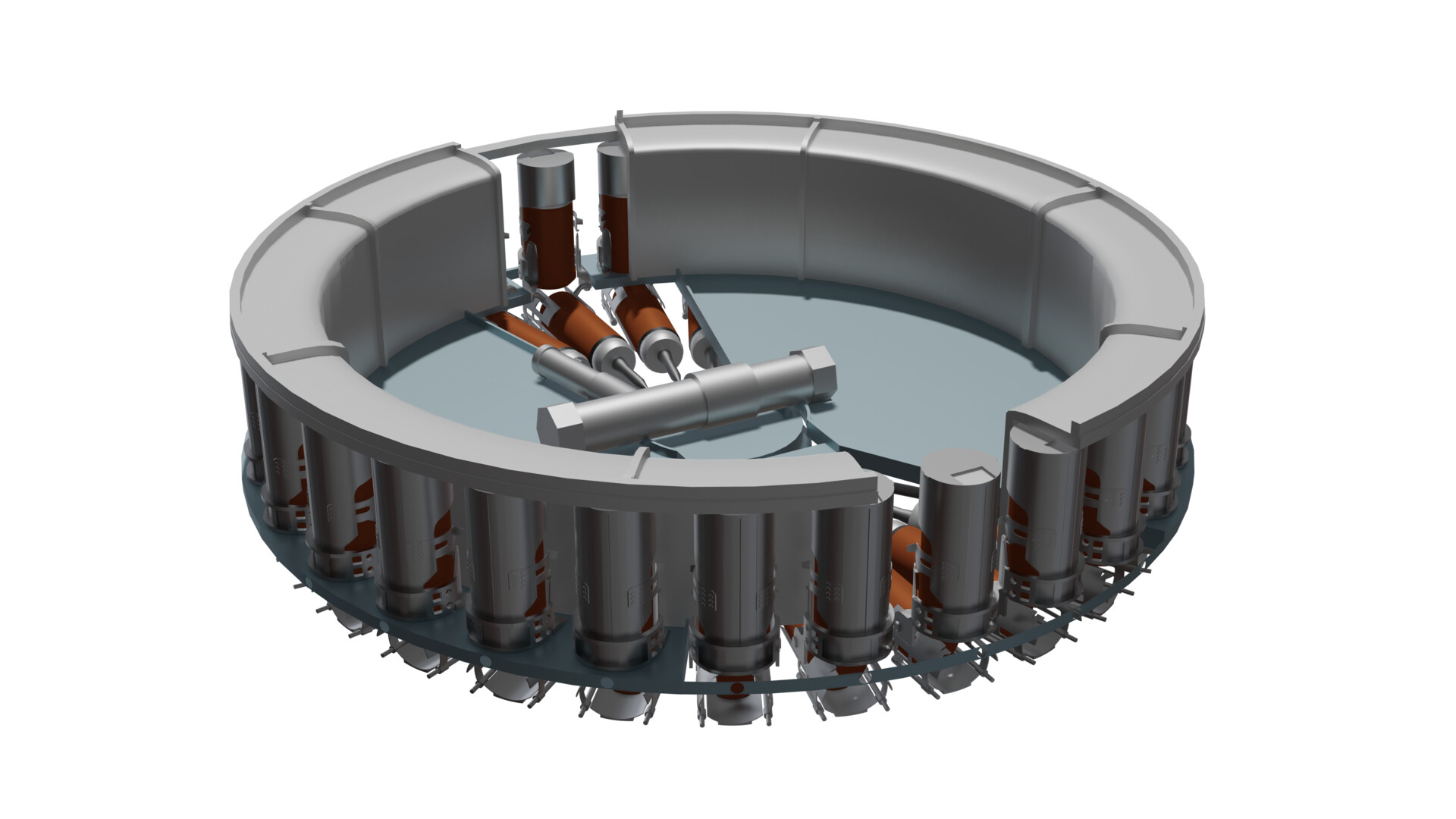 Macc KT - T-64 T-80 MZ Simplified Carousel Autoloader 3D model