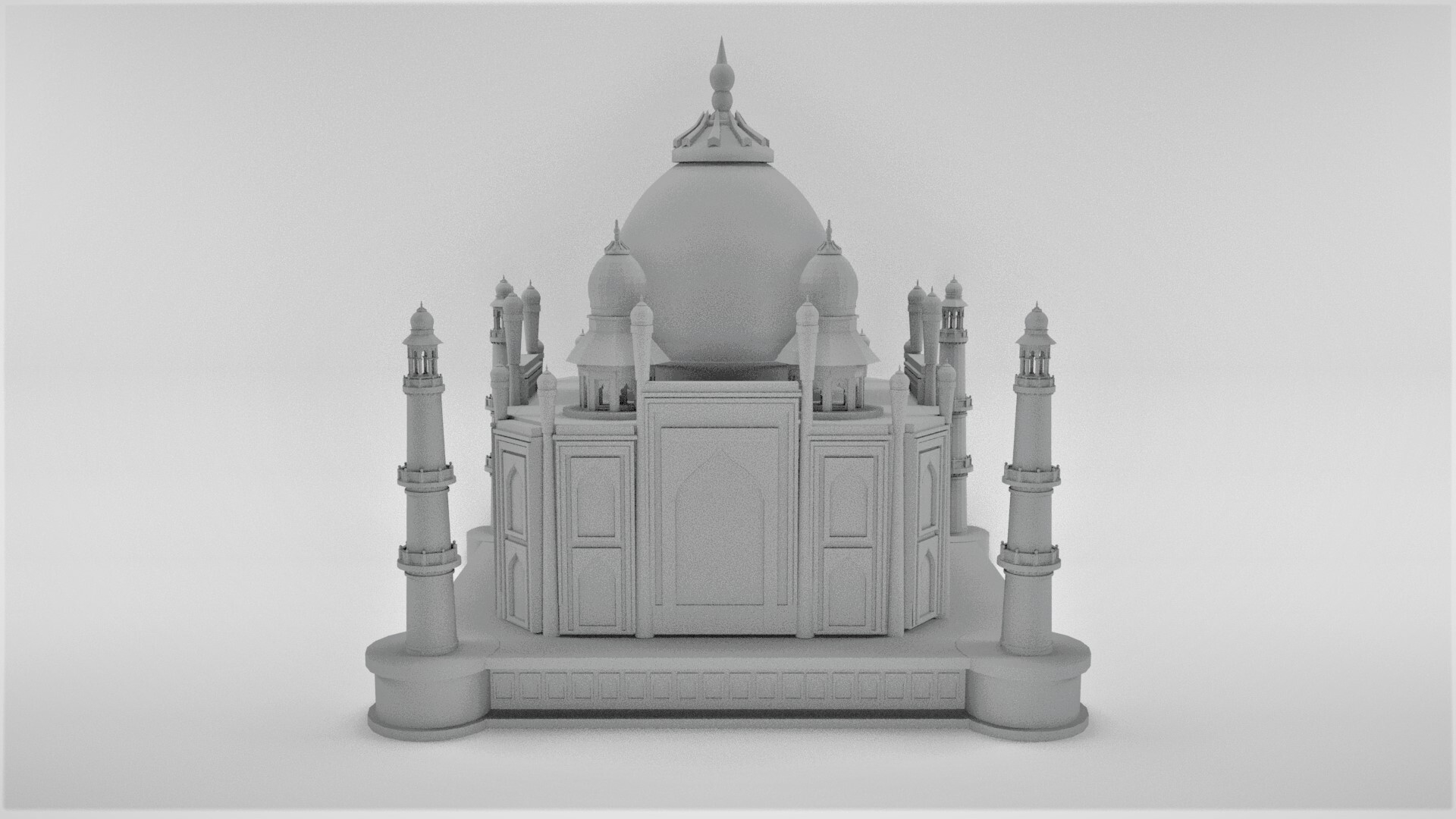 ArtStation - TAJ MAHAL 3D MODEL
