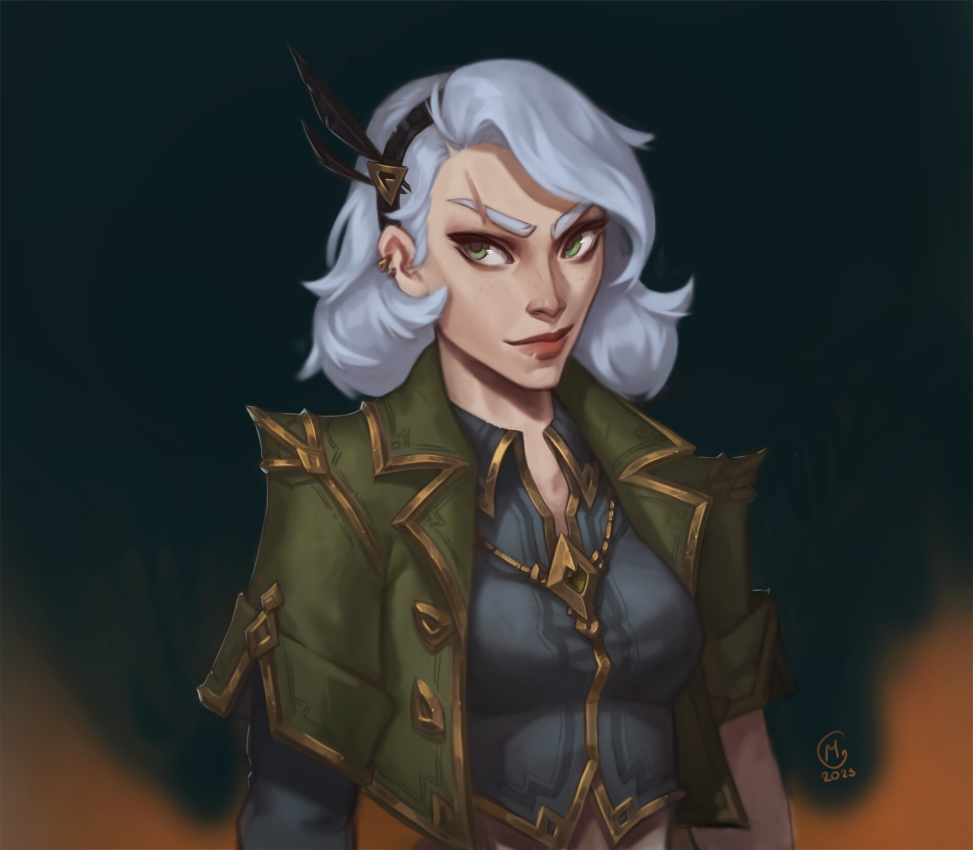 ArtStation - Evolution of my OC Norah 2018-2023