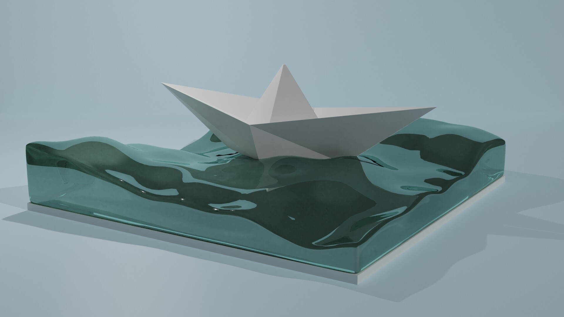 ArtStation - paper boat