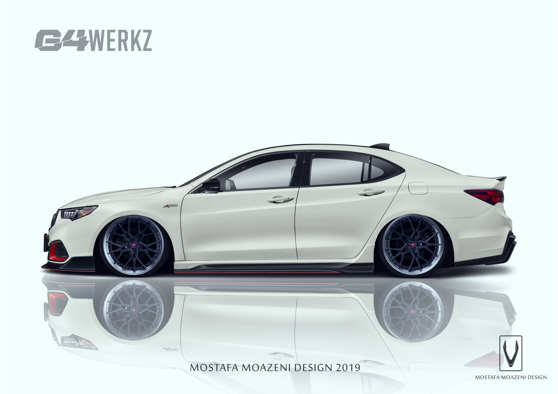 Mostafa Moazeni Design - G4werkz-Acura TLX A-SPEC-2019-Soft body kit