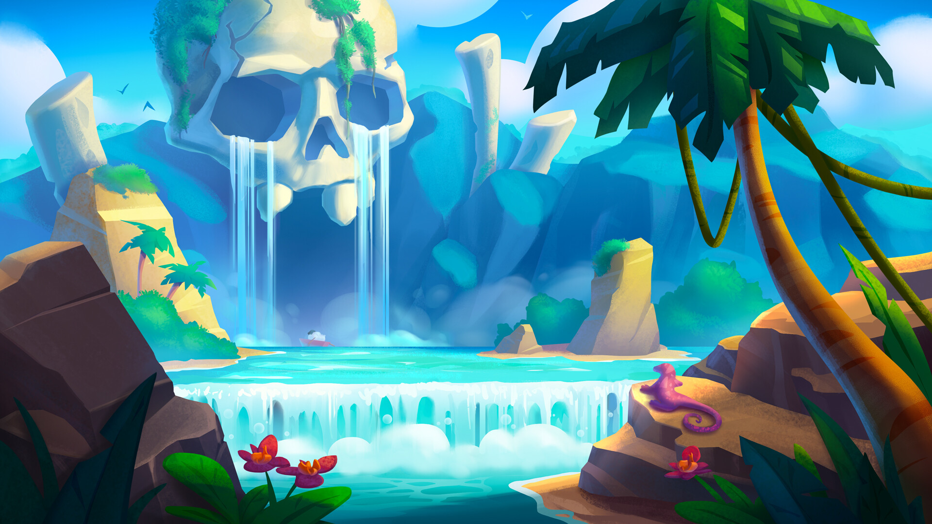 ArtStation - Skull island