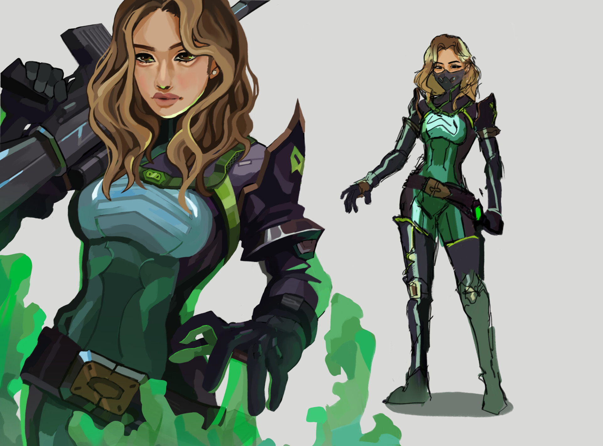 ArtStation - My friend as a video game character