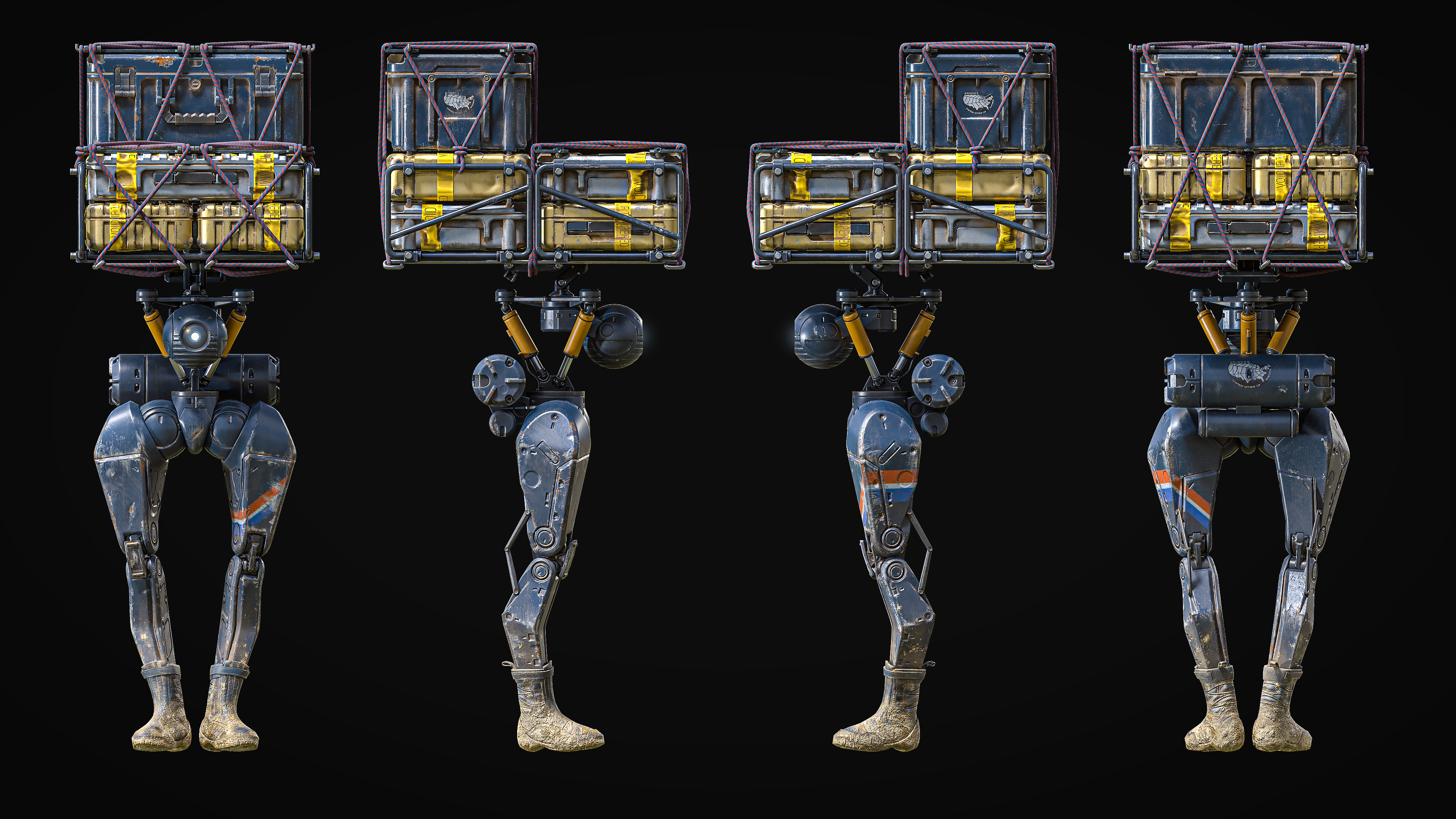 Jérôme Bussat - Delivery Bot (Death Stranding Fan Art)