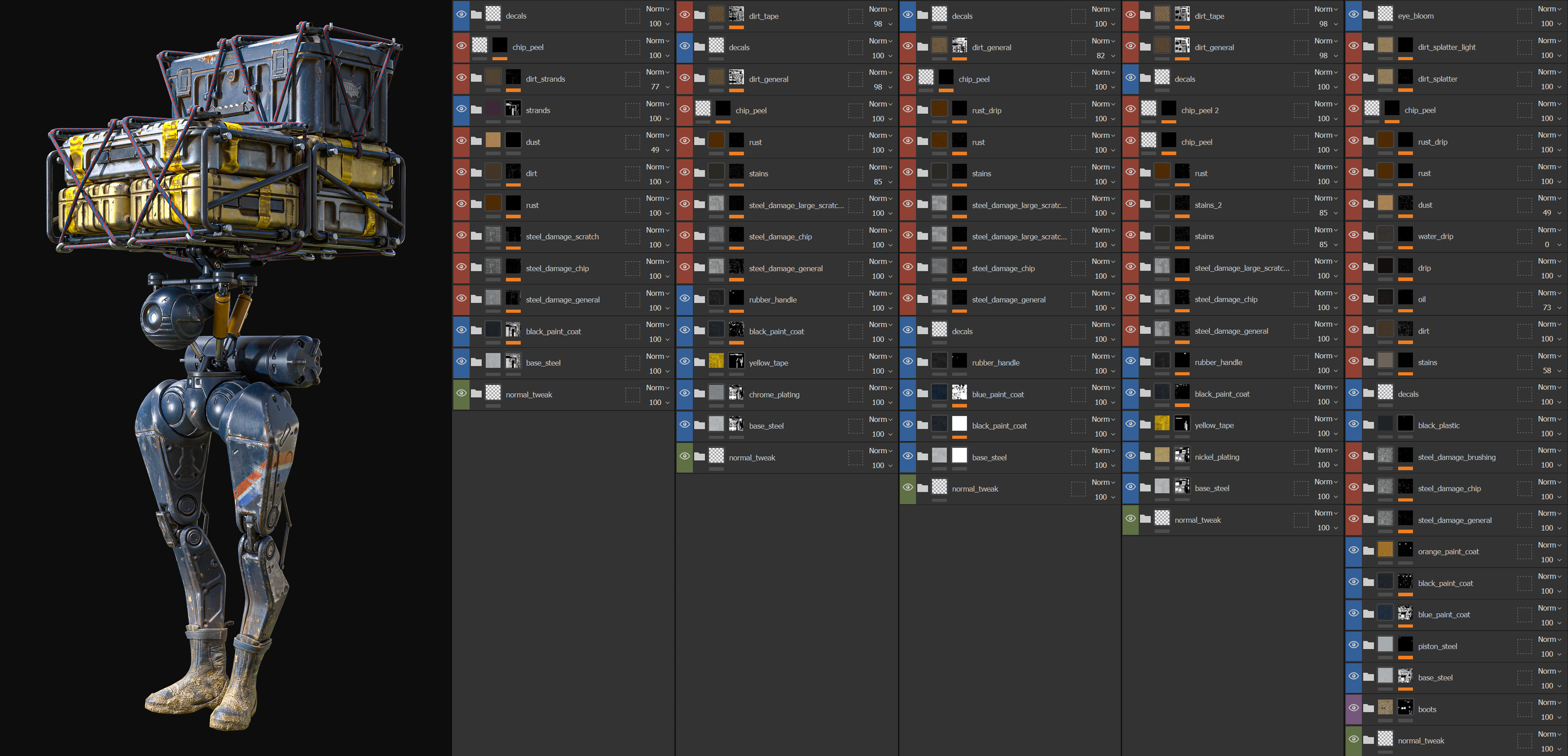 Jérôme Bussat - Delivery Bot (Death Stranding Fan Art)