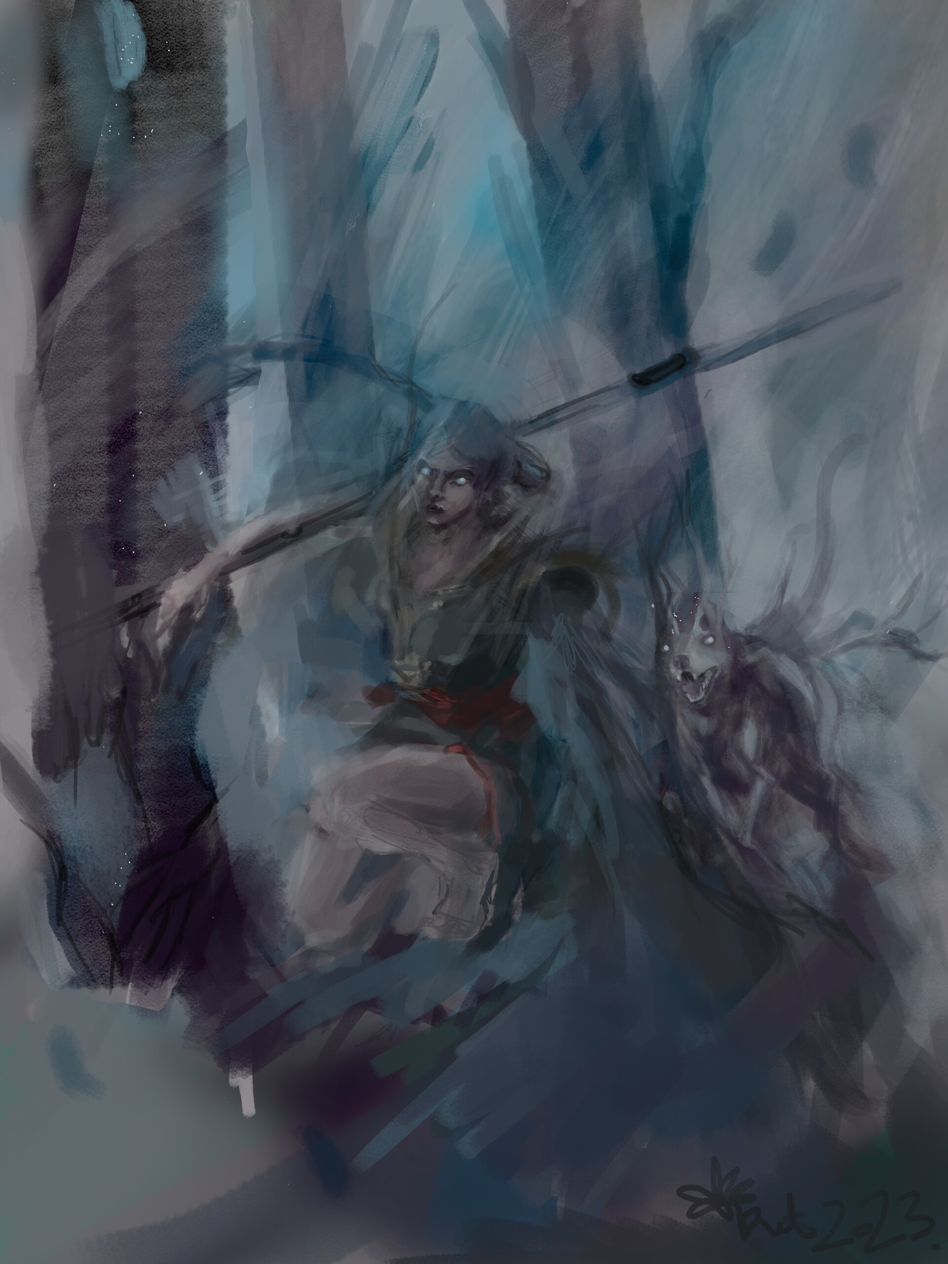 ArtStation - Scout II stav, speed painting