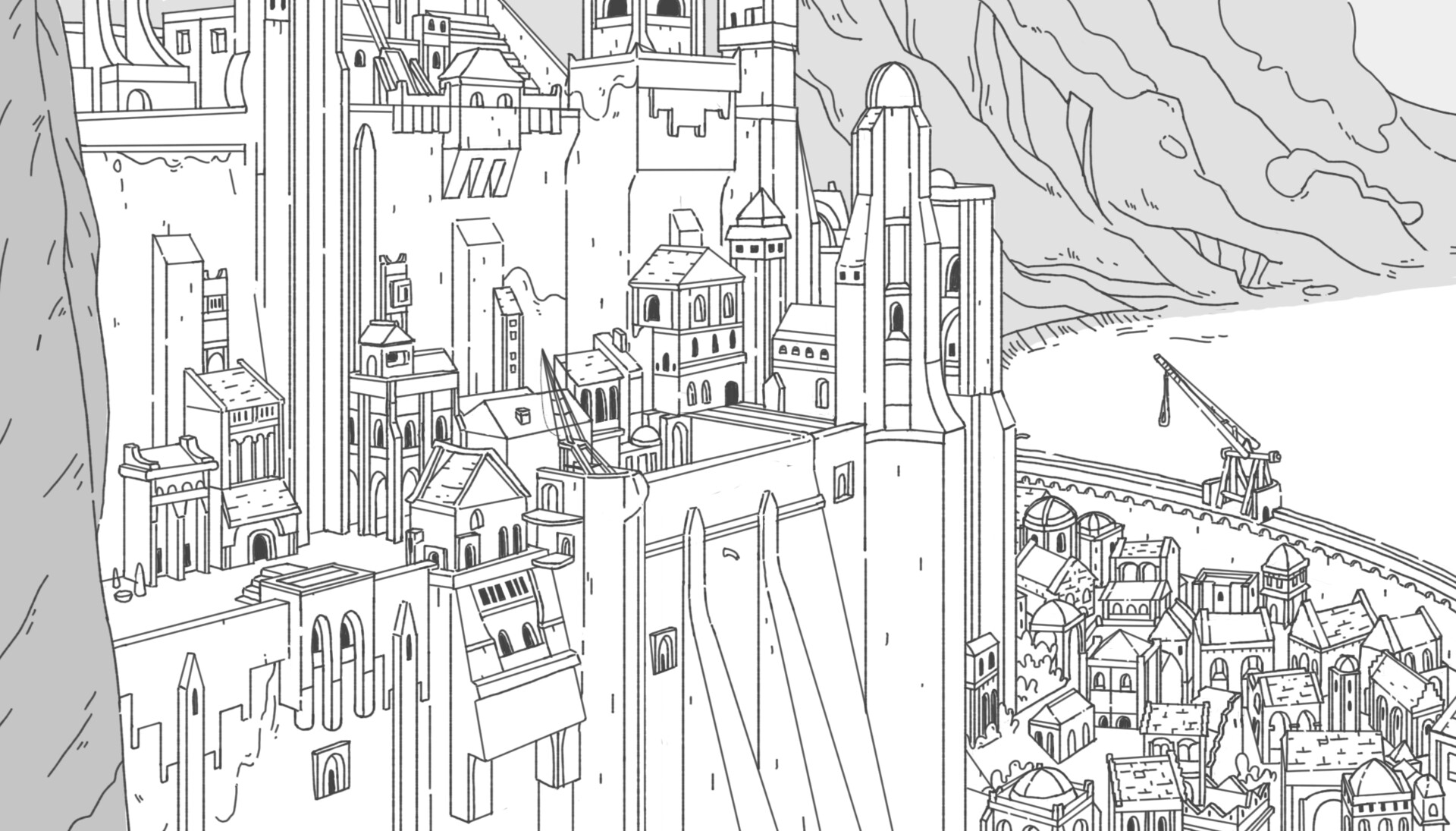 ArtStation - Minas Tirith