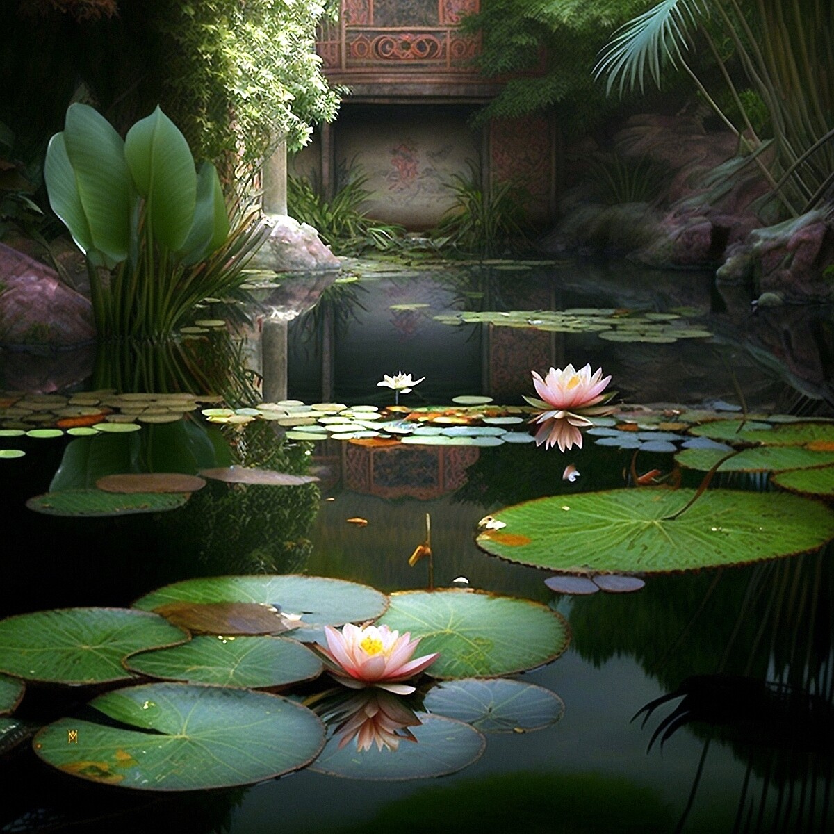 ArtStation - Lily pond