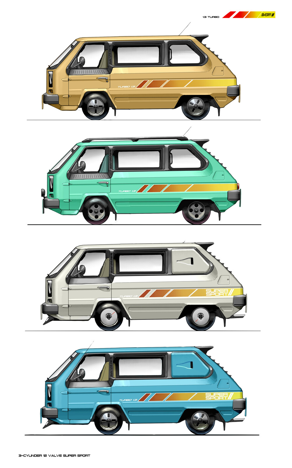 AST21 - 1980s 'Cool Minivan' Turbo Sport II