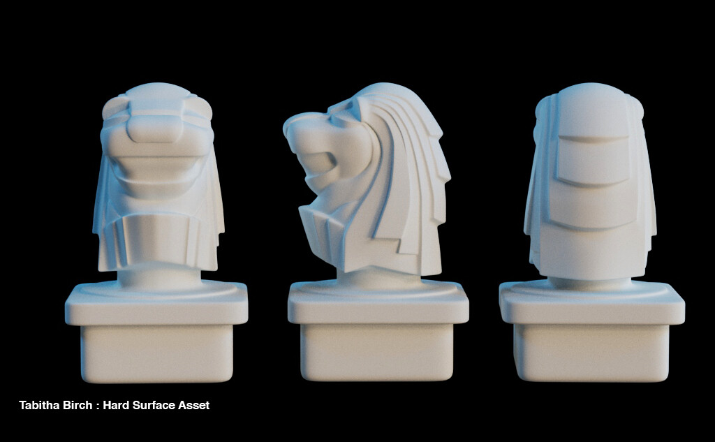 ArtStation - Hard Surface Lion Model