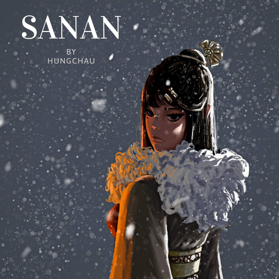ArtStation - SANAN! My new character that I have rendered from my old ...