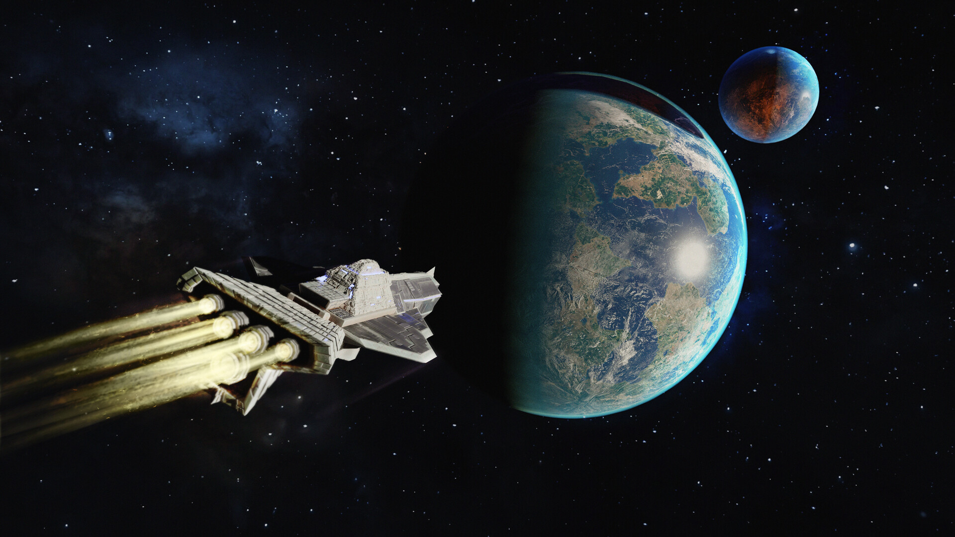 Liam Davey - The Entrada - Ship Design