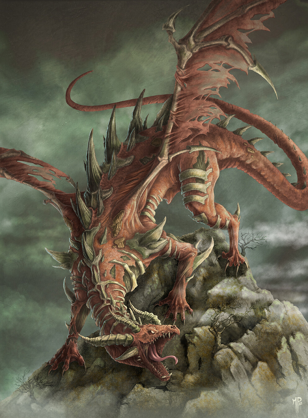 ArtStation - UNDEAD DRAGON