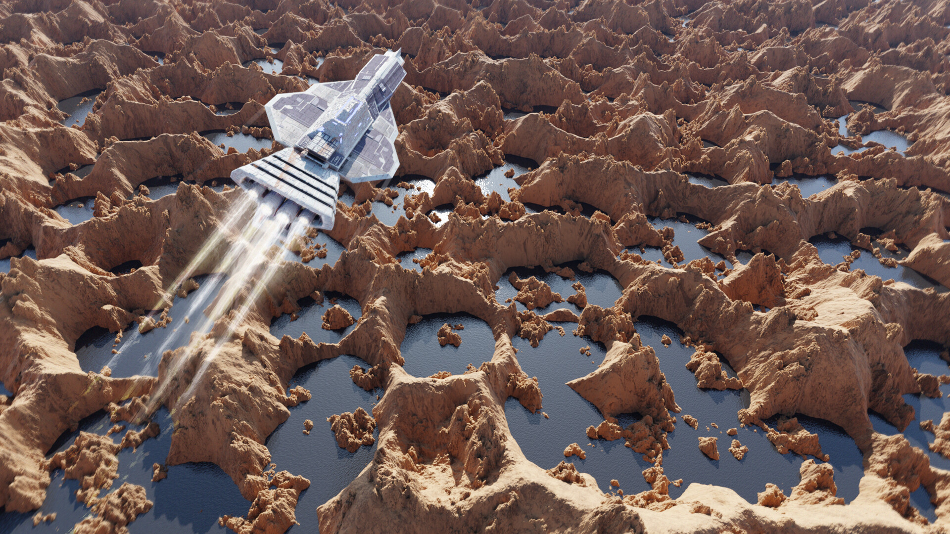 Liam Davey - The Entrada - Ship Design