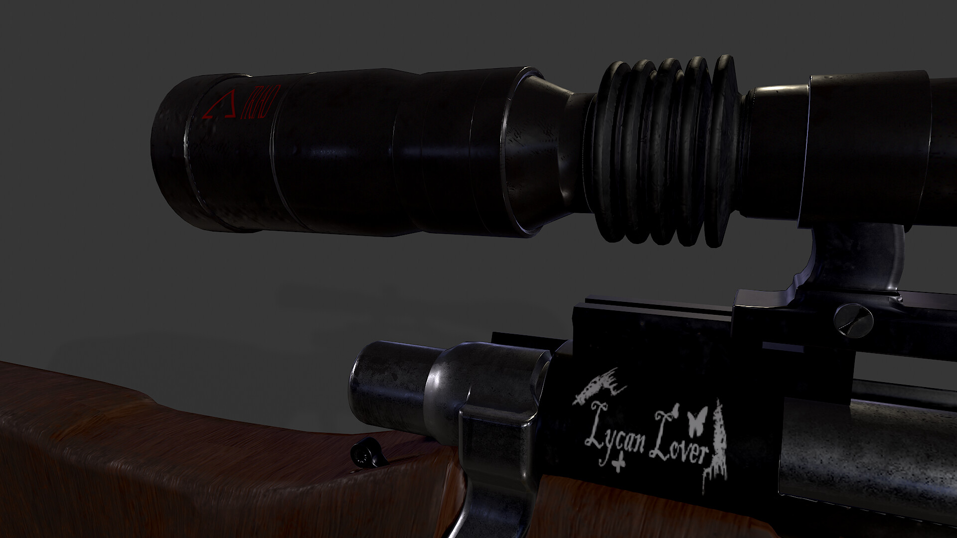 Isaac Braithwaite - Werewolf Hunting Rifle REM 700 Lycan Lover