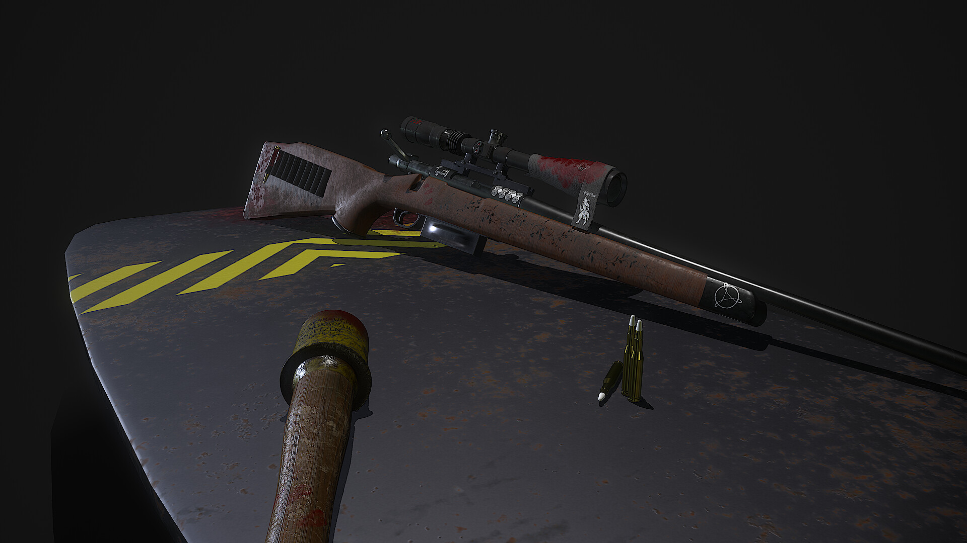Isaac Braithwaite - Werewolf Hunting Rifle REM 700 Lycan Lover