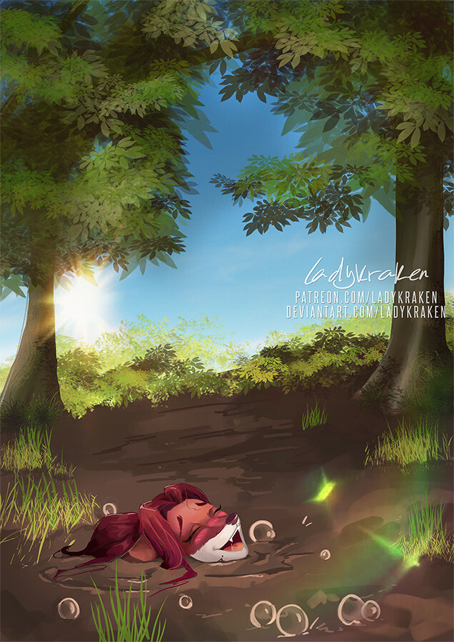 ArtStation - [7] Alicia Anthro Fox Mud - Commission