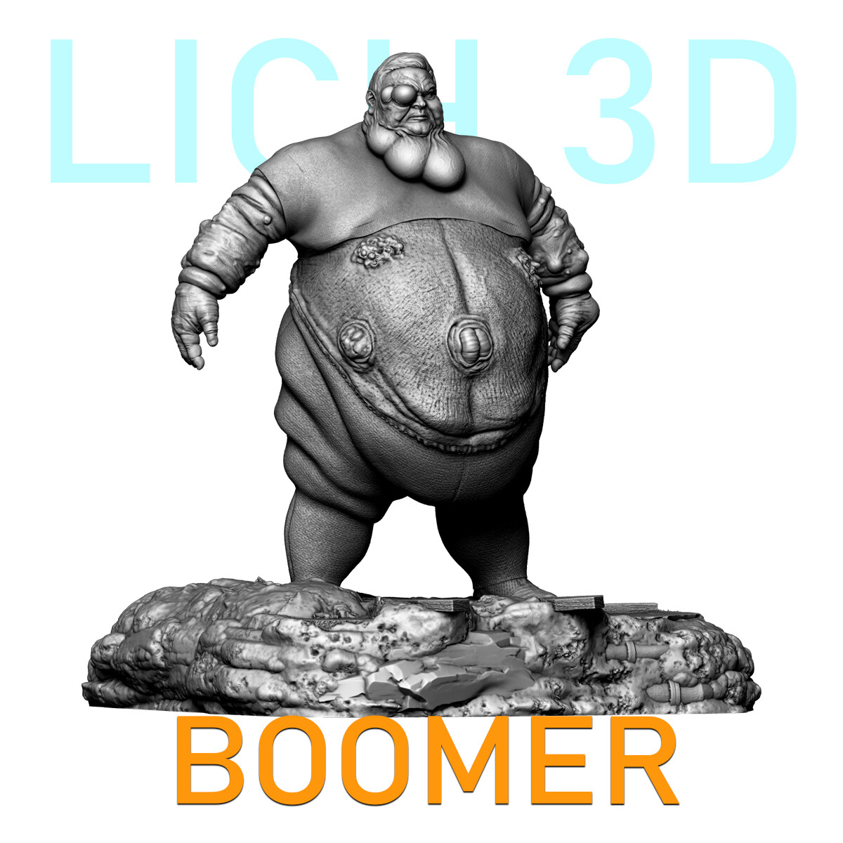 ArtStation - Boomer - Left4Dead- 3D printing