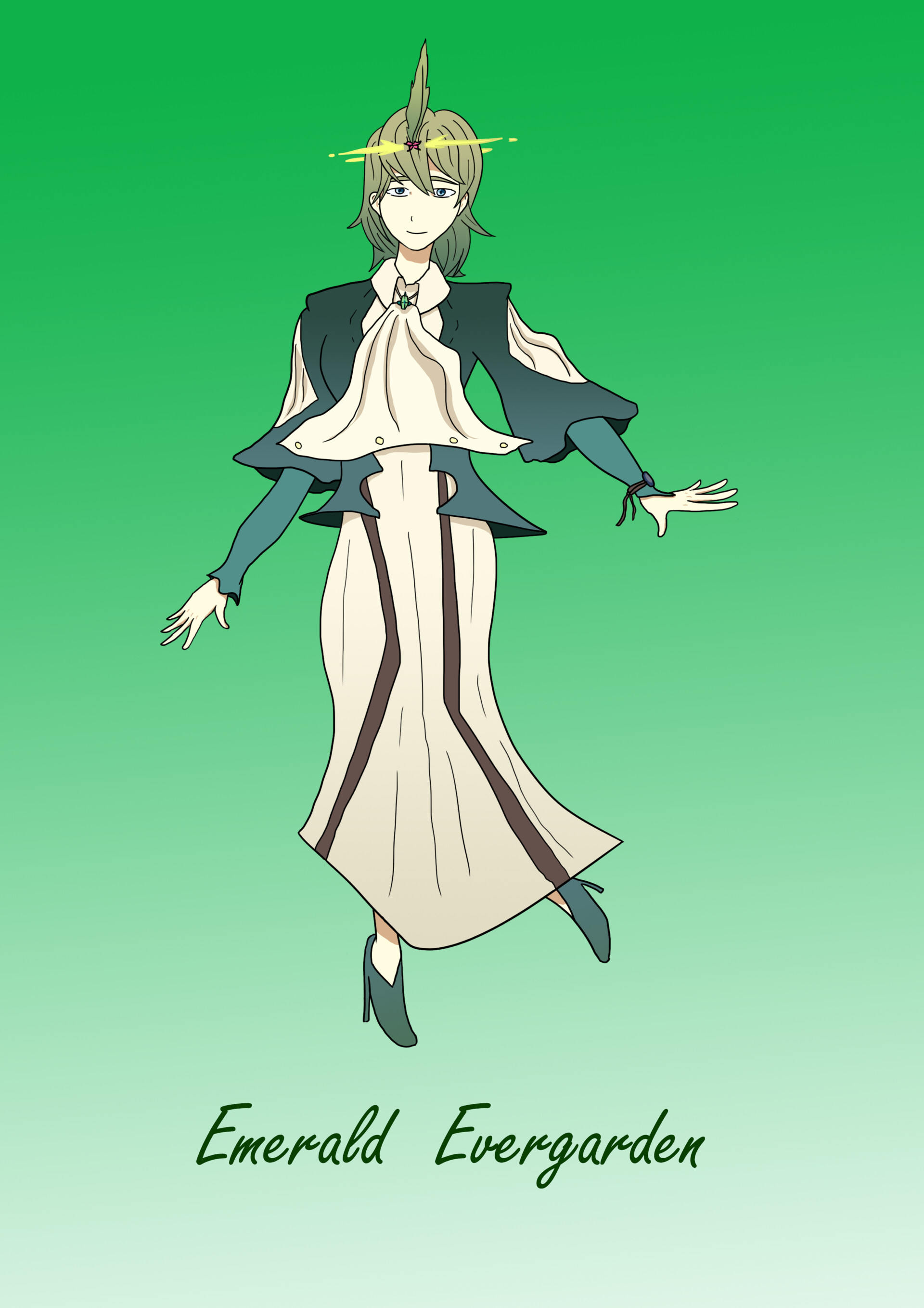ArtStation - Character Design: Emerald Evergarden