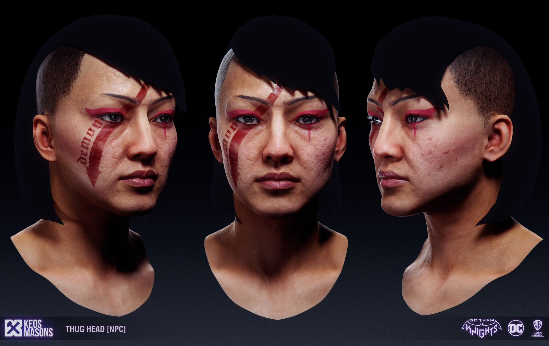 KEOS MASONS - NPC heads part 1 - Gotham Knights