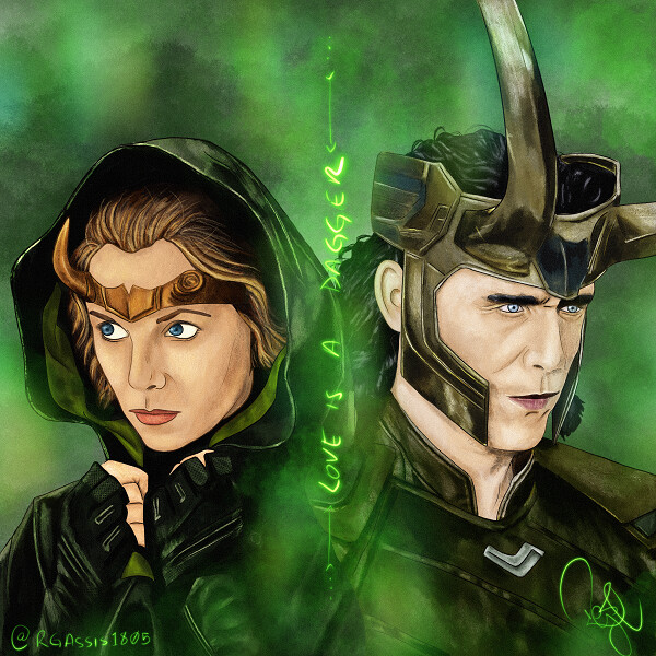 ArtStation - Sylvie and Loki Realistic Fanart