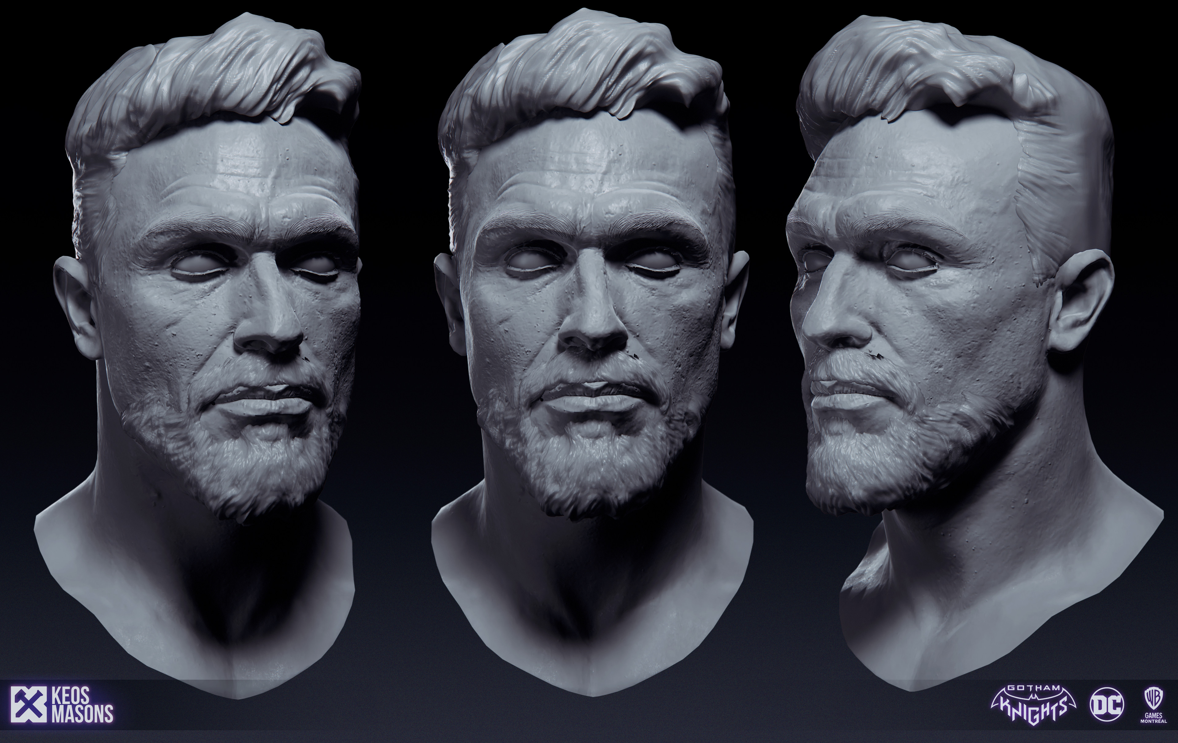 KEOS MASONS - NPC heads part 2 - Gotham Knights