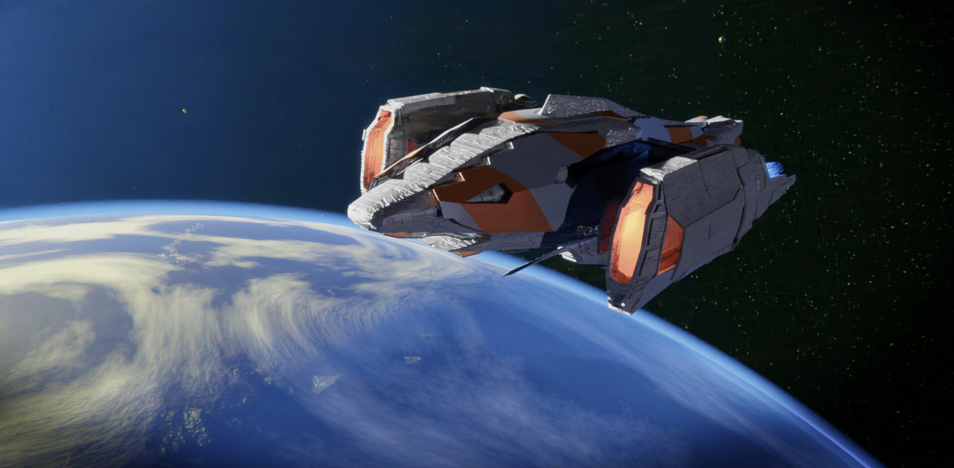 ArtStation - SF Spaceship