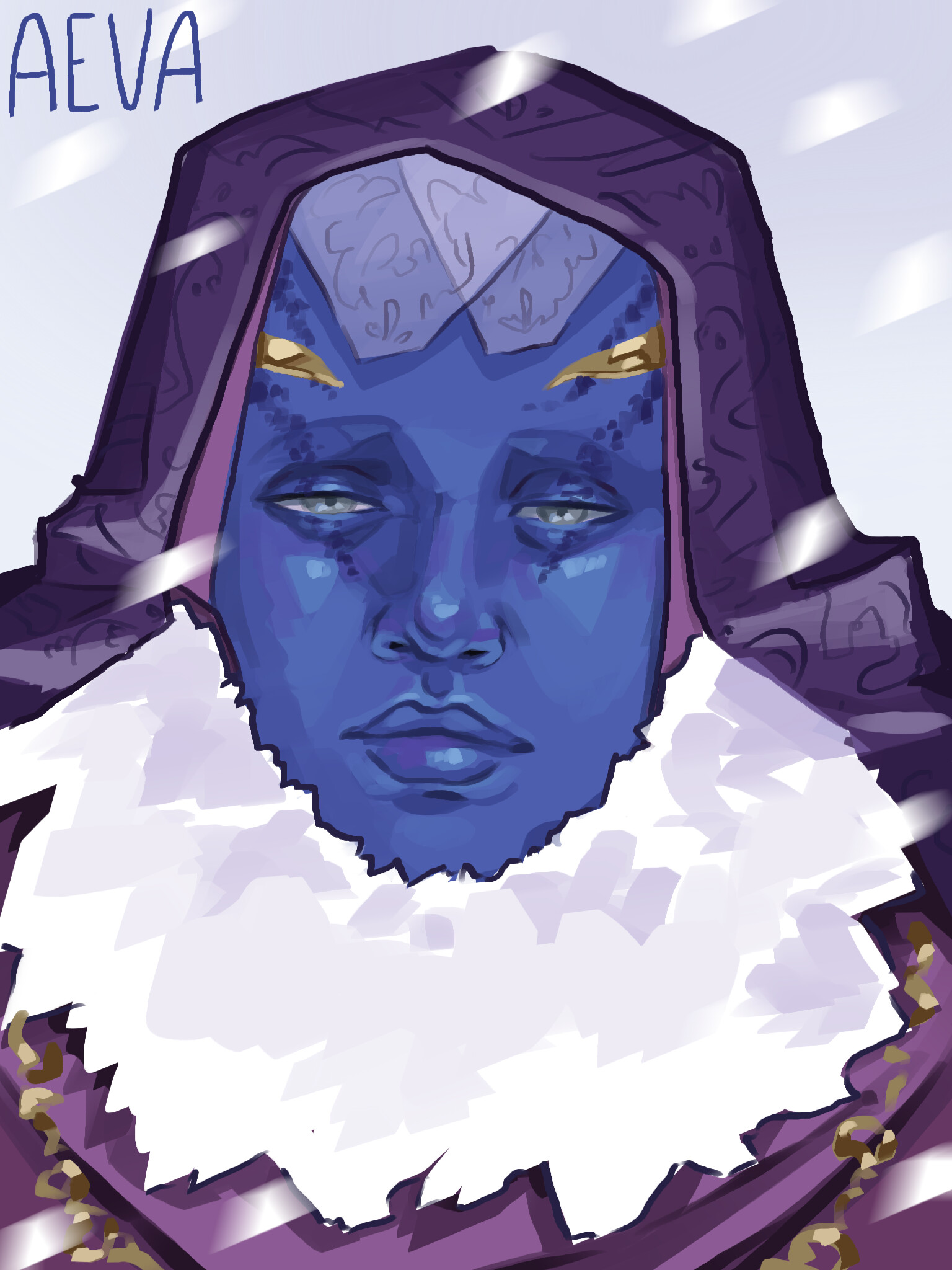 ArtStation - AEVA, Vedalken Chronurgy Wizard Character
