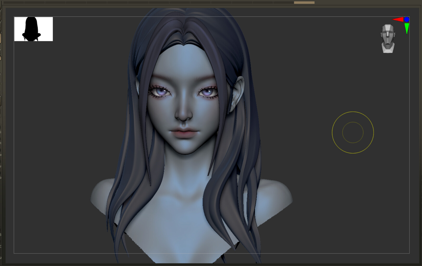 ArtStation - Short sketch A female high school student