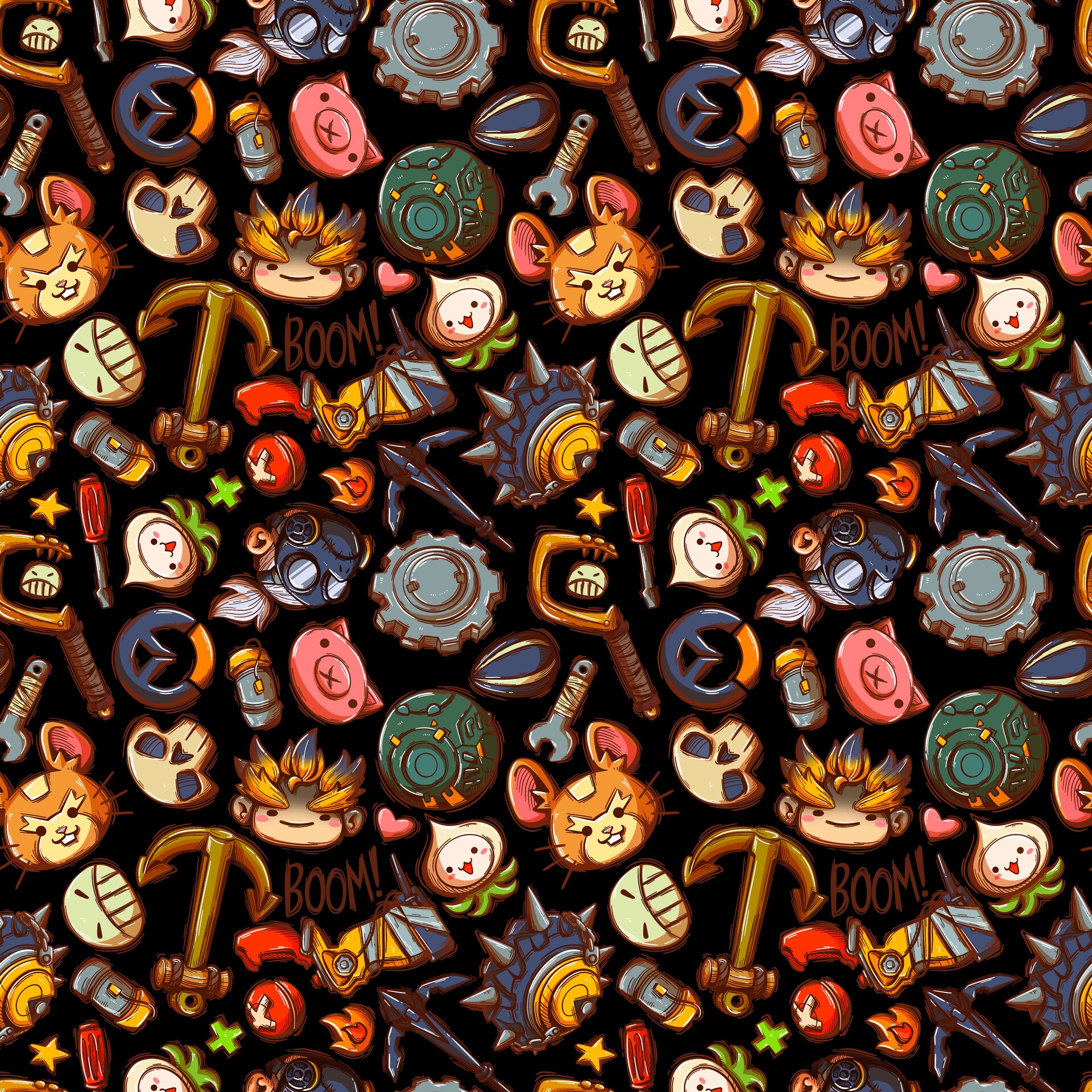 ArtStation - Overwatch Repeating Pattern