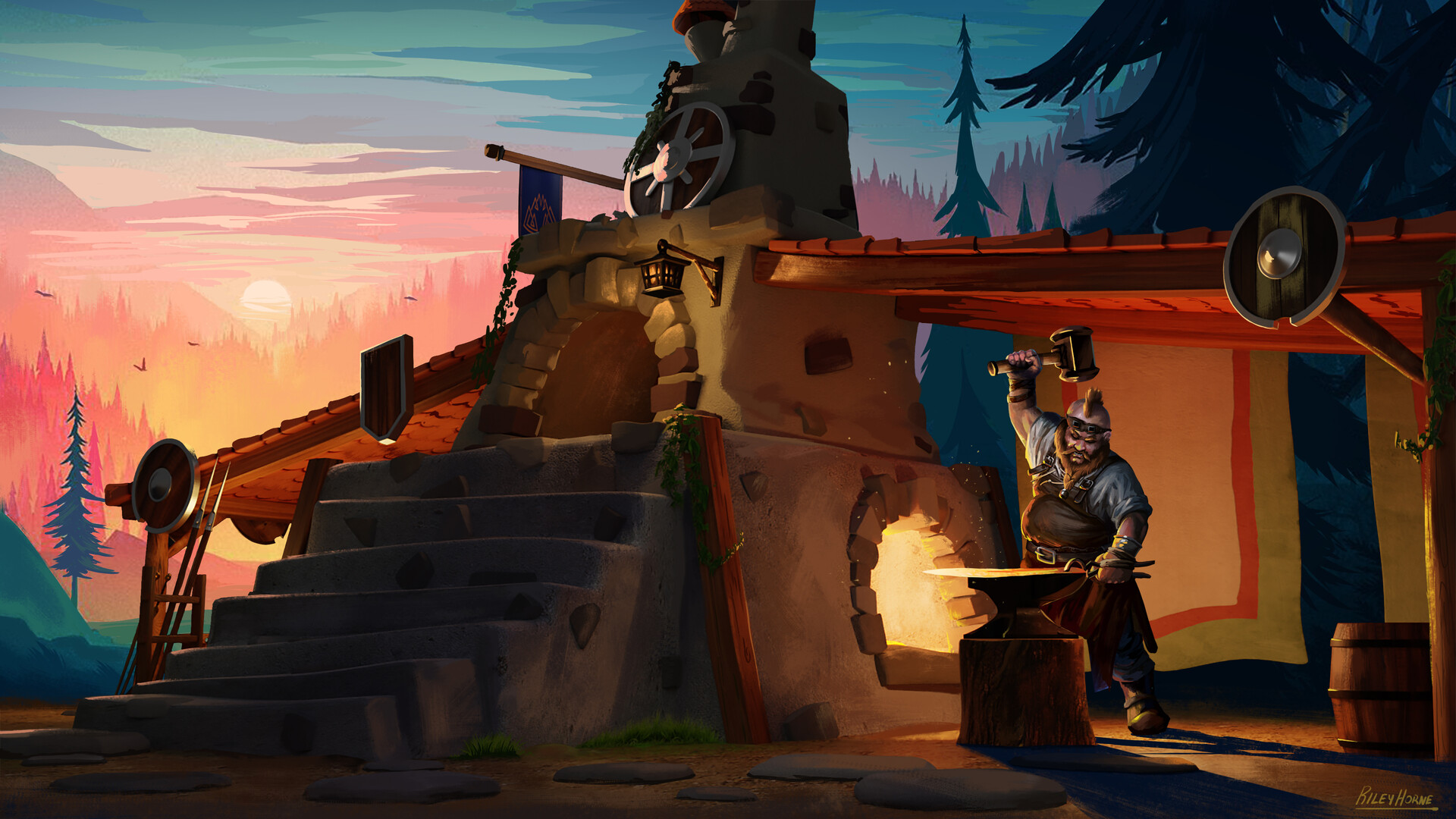 ArtStation - Dwarf hard at work