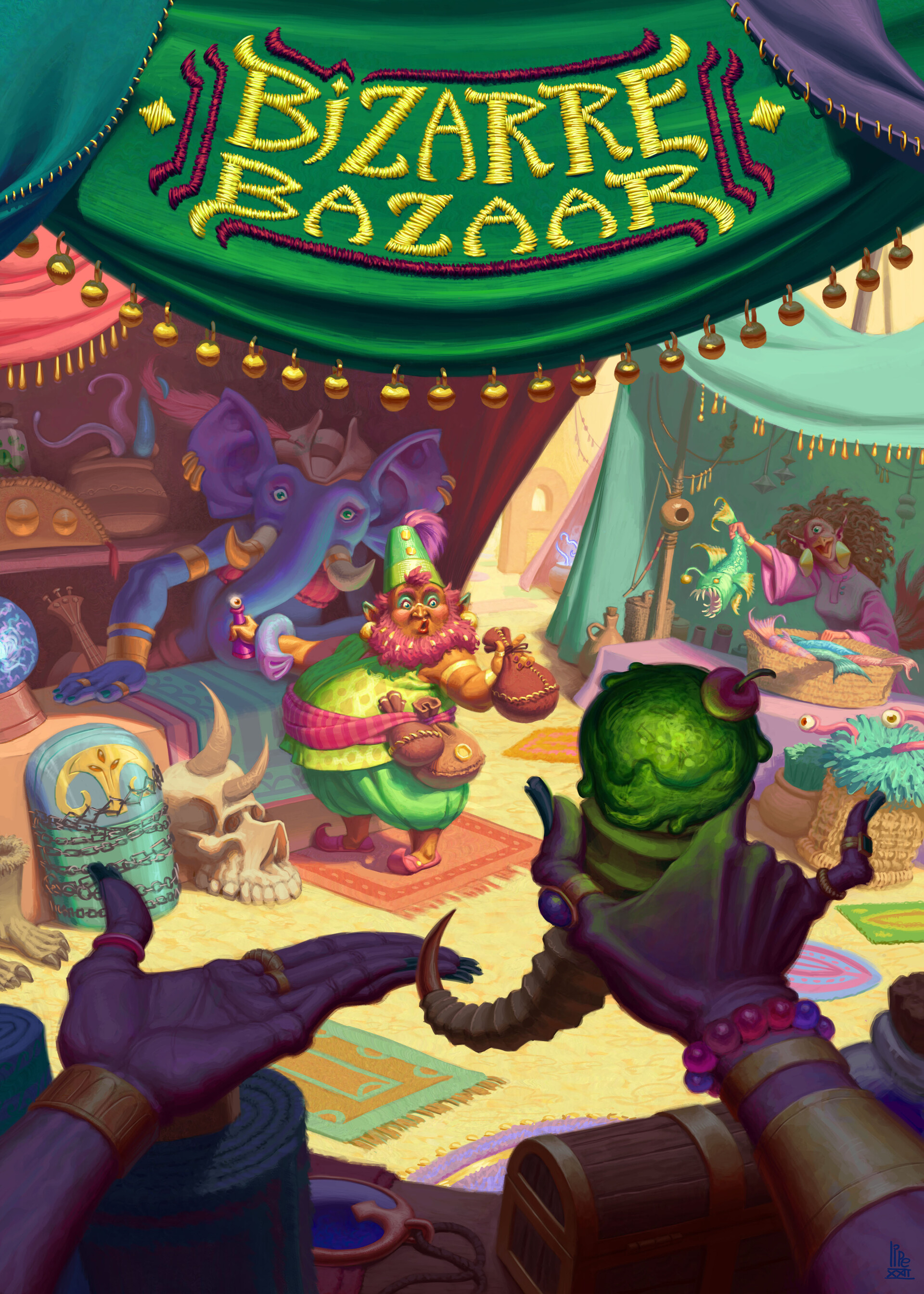 ArtStation - Bizarre Bazaar!