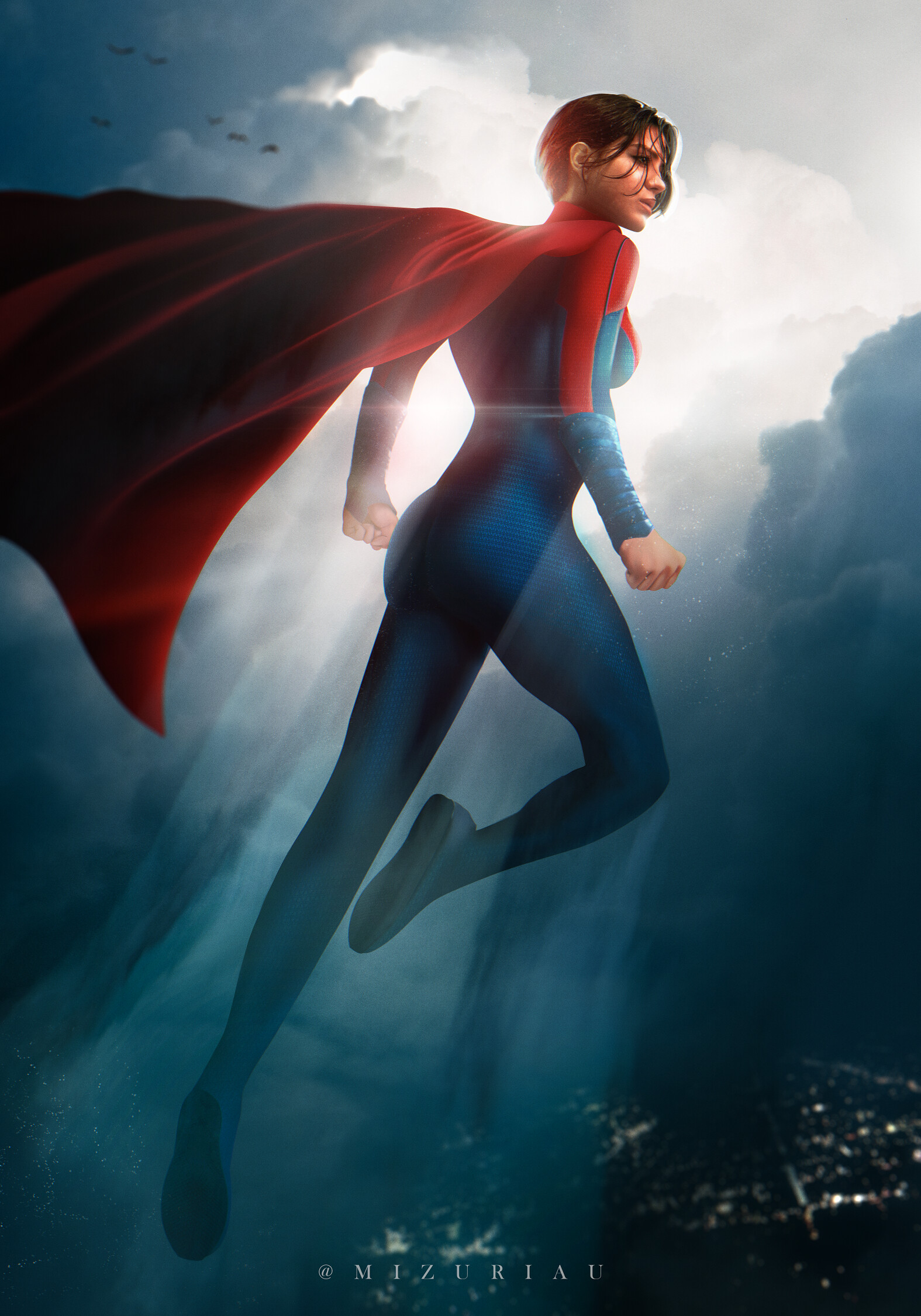 Artstation Sasha Calle As Supergirl