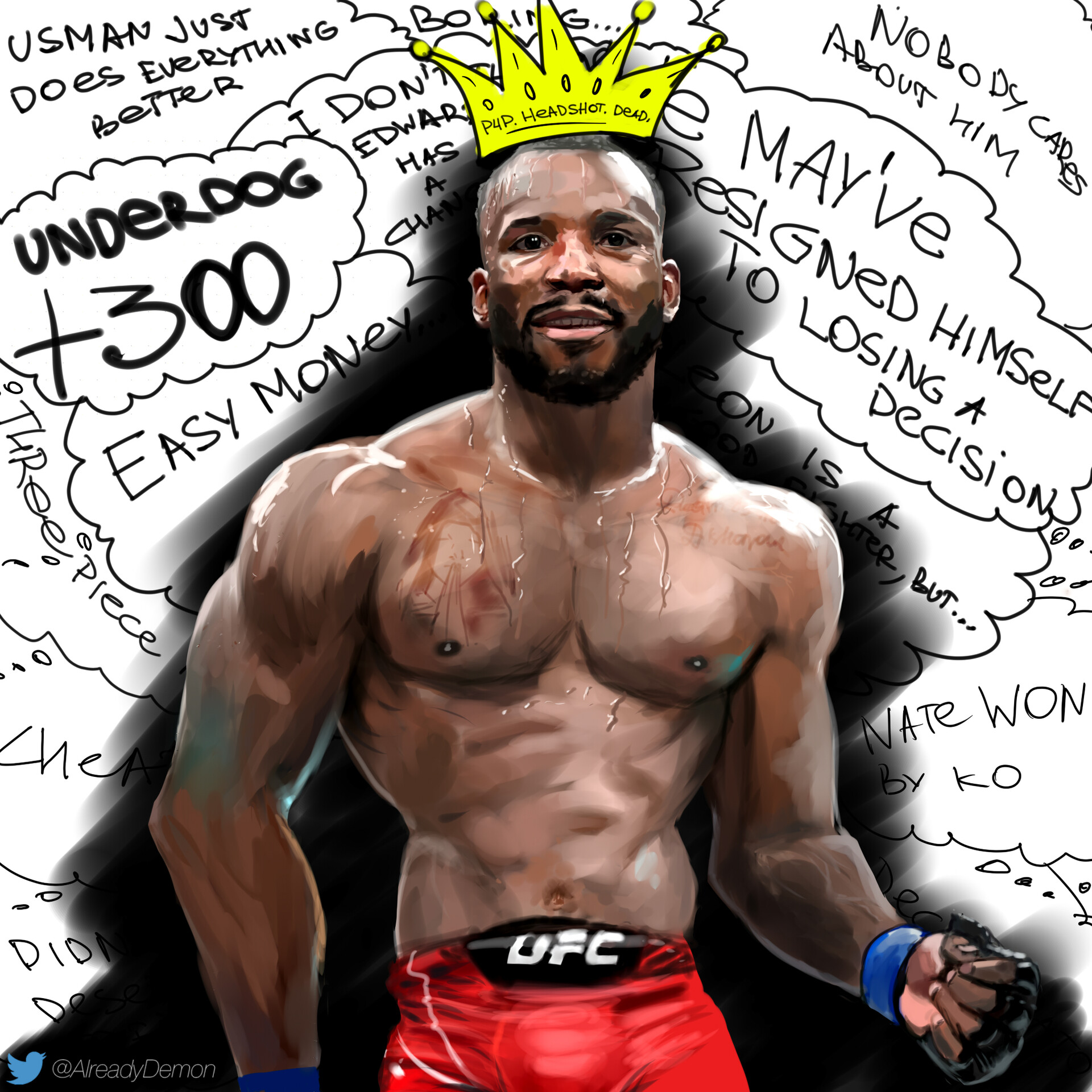 ArtStation - Leon Edwards | MMA