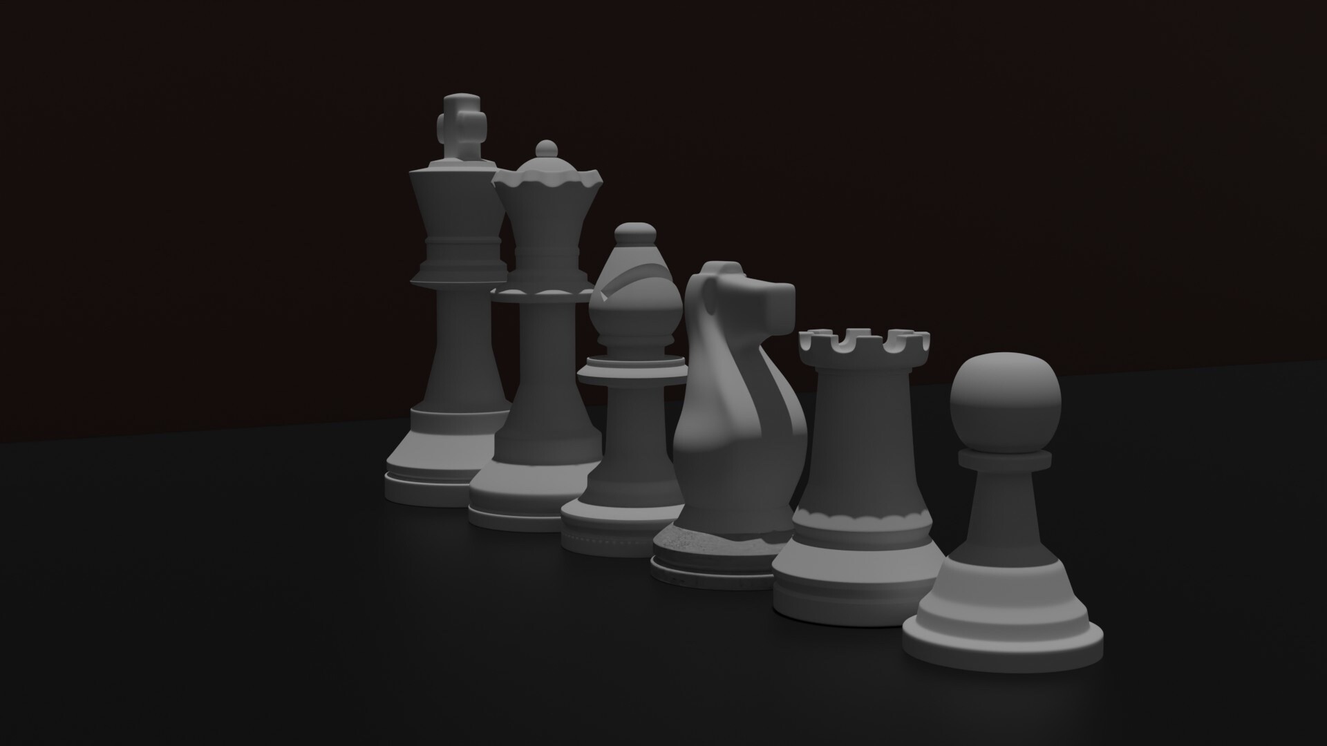 ArtStation - Chess pieces.