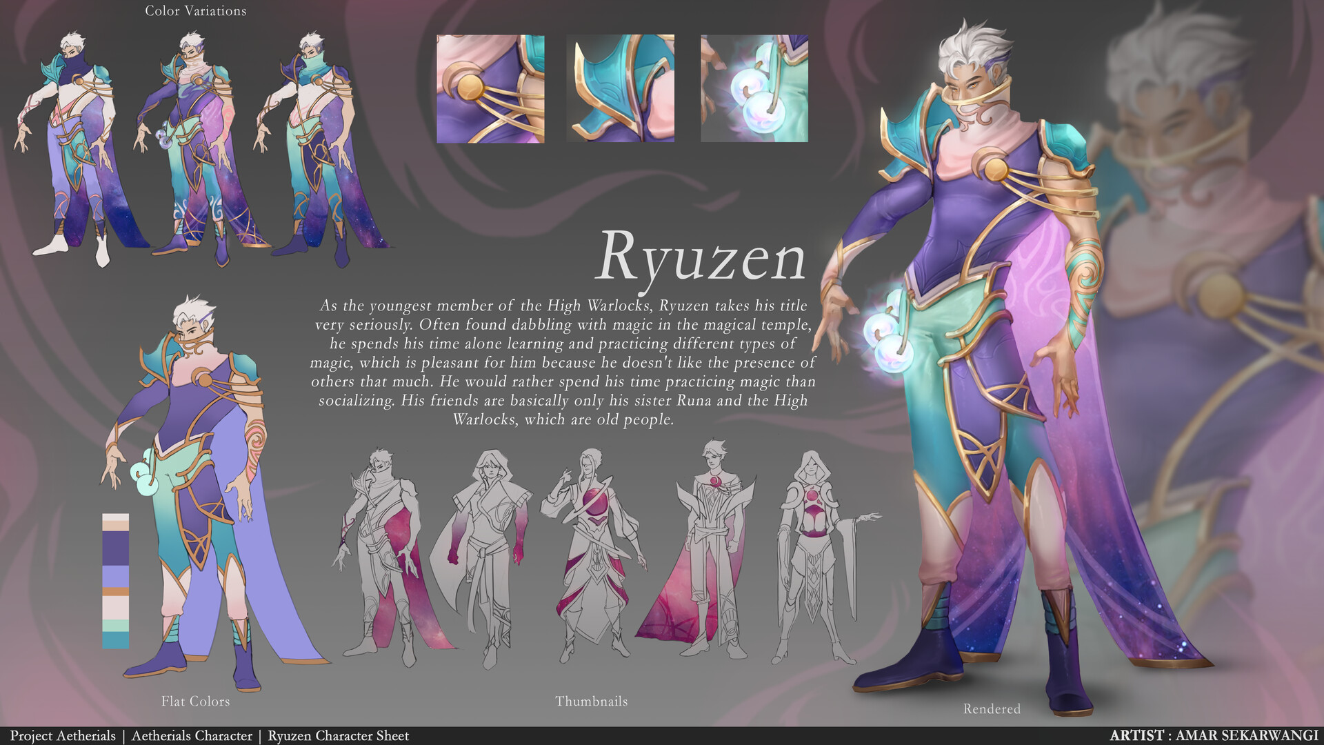 Amar Sekarwangi - Ryuzen Character sheet