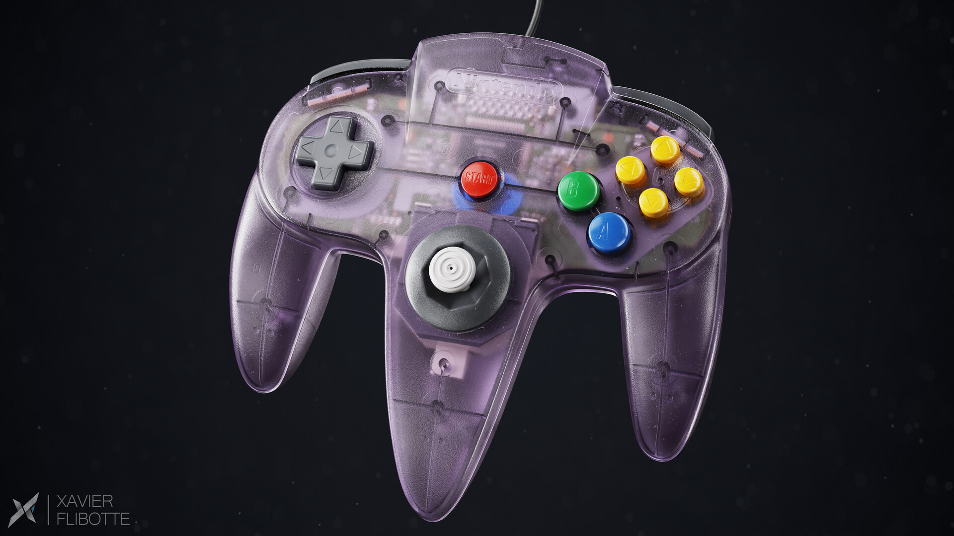 Nintendo 64 Controller Purple