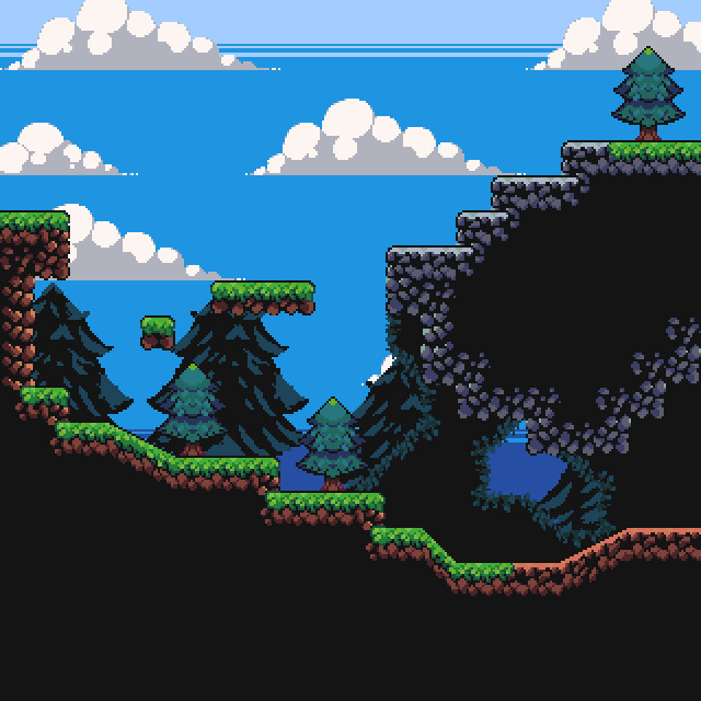 ArtStation - IndieGame tiles mockup