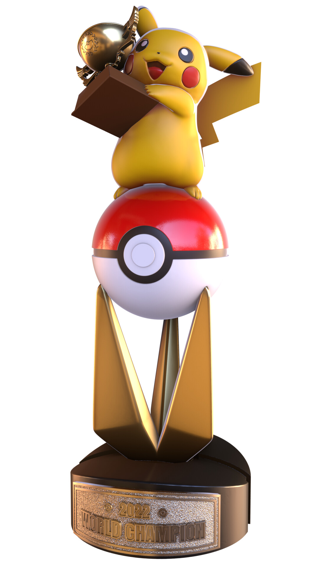 ArtStation - Pokemon World Champion Trophies