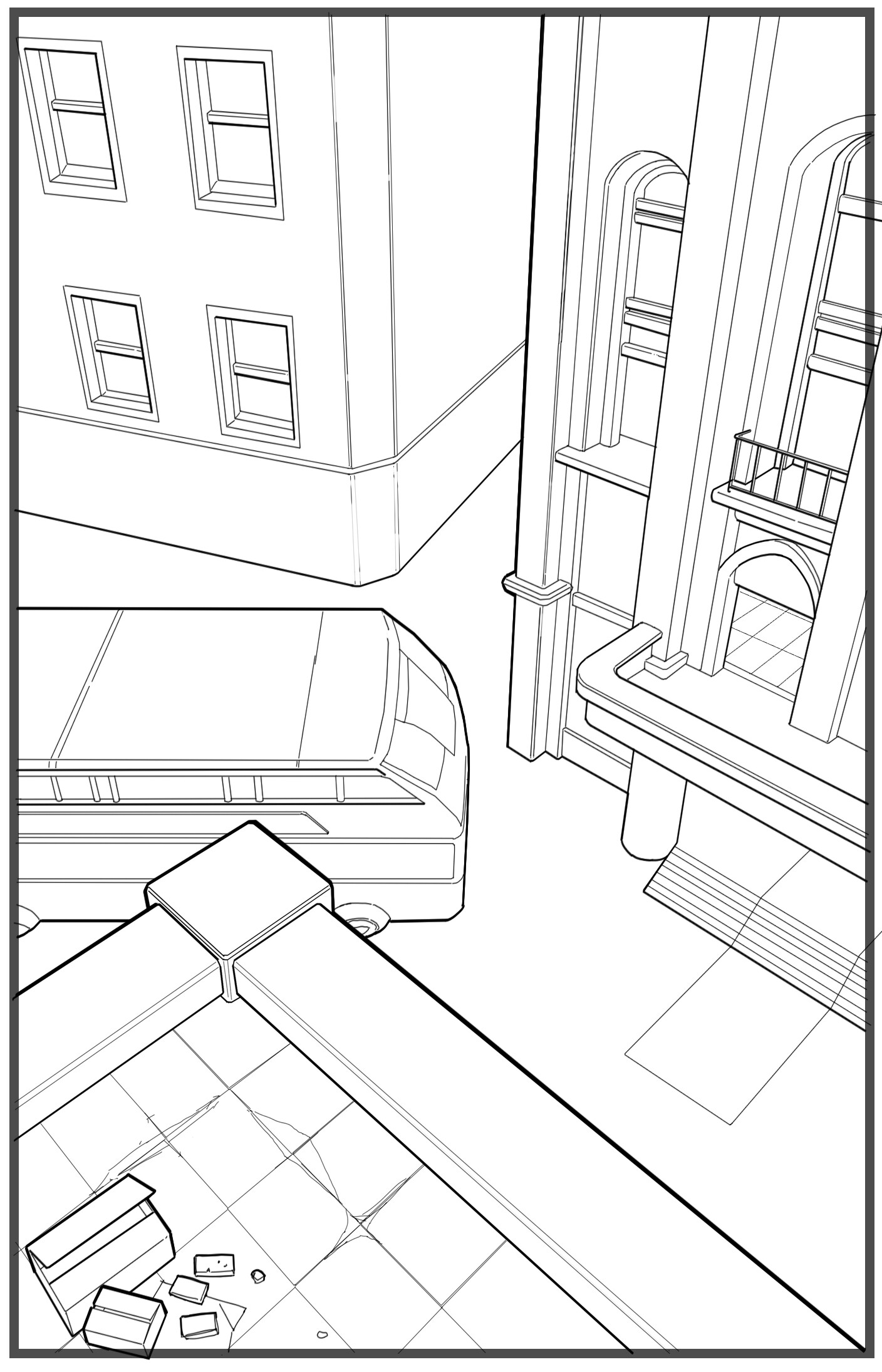 ArtStation - 3 Point Perspective