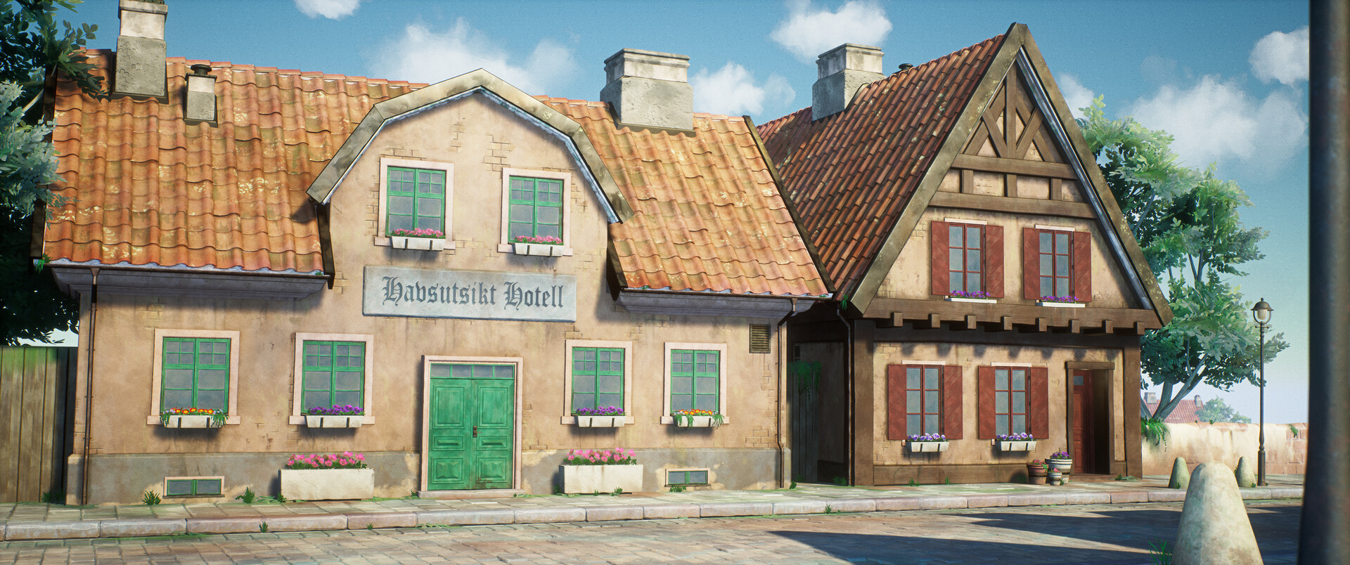 ArtStation - UE/ Ghibli Style Environment