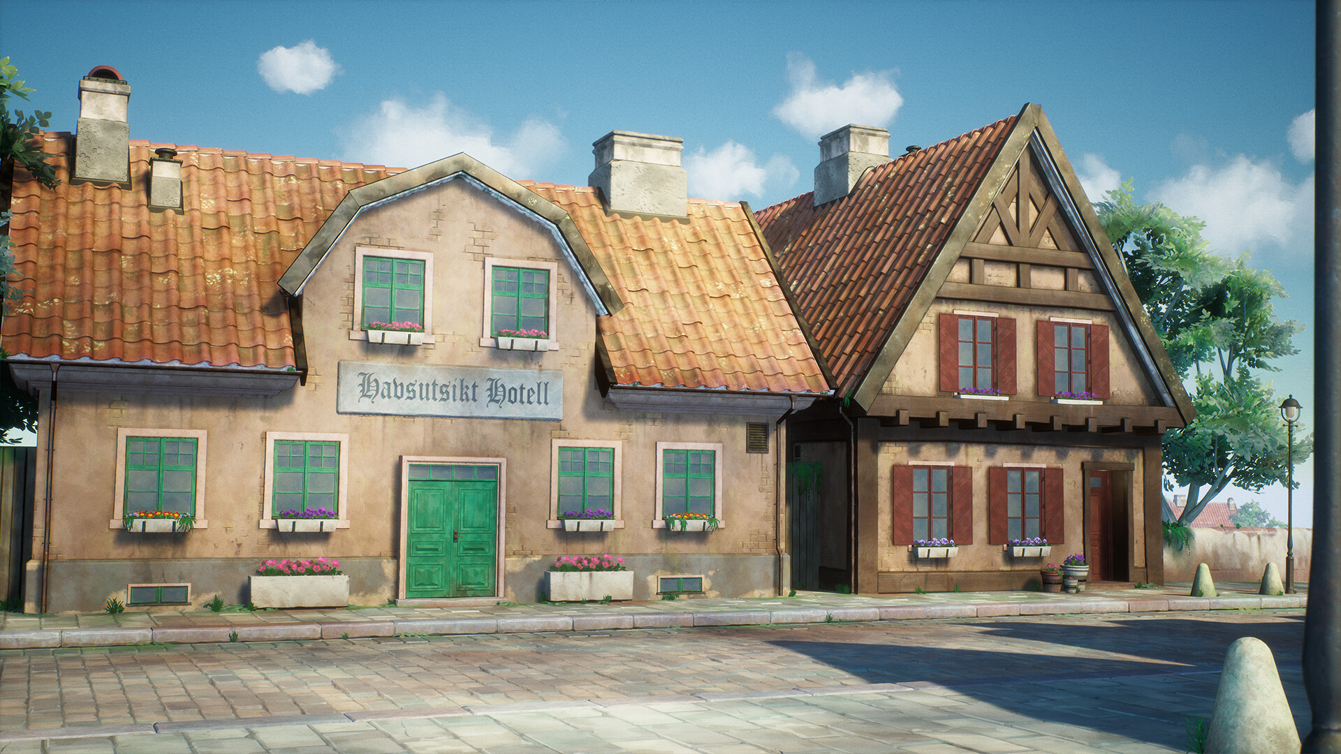 Wingfox workshop - Creating Ghibli Style Environments in Unreal Engine