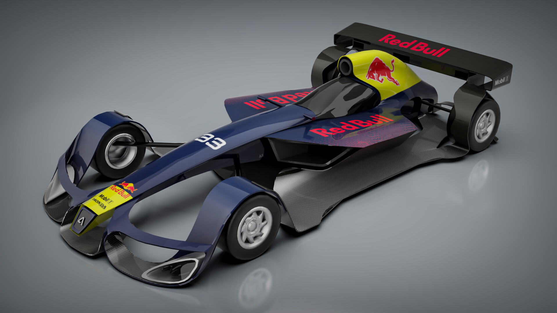 ArtStation - RedBull Formula Car Livery Design Artwork