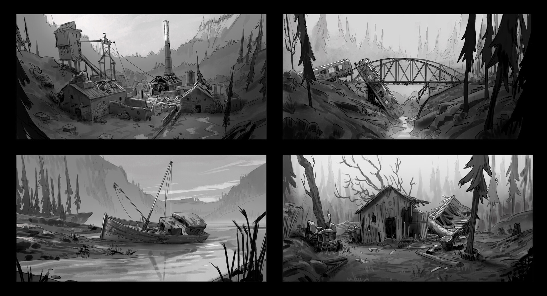 Michel Donze - Among Trees - Environments Concepts