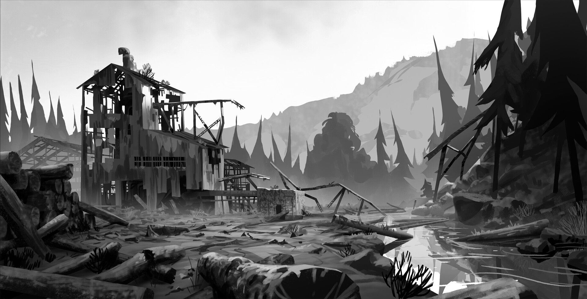 Michel Donze - Among Trees - Environments Concepts