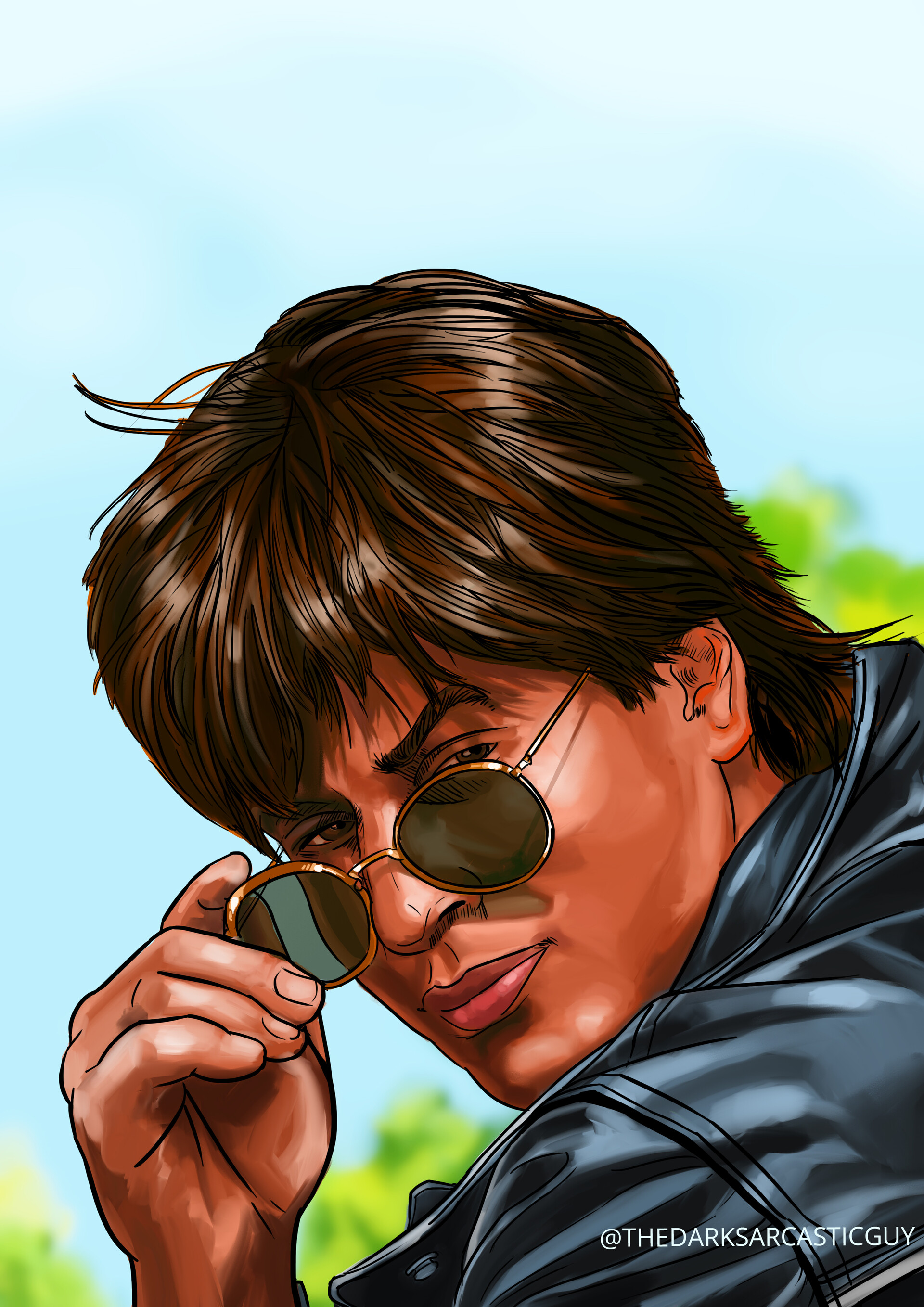 ArtStation - Digital Illustration Shah Rukh Khan DDLJ