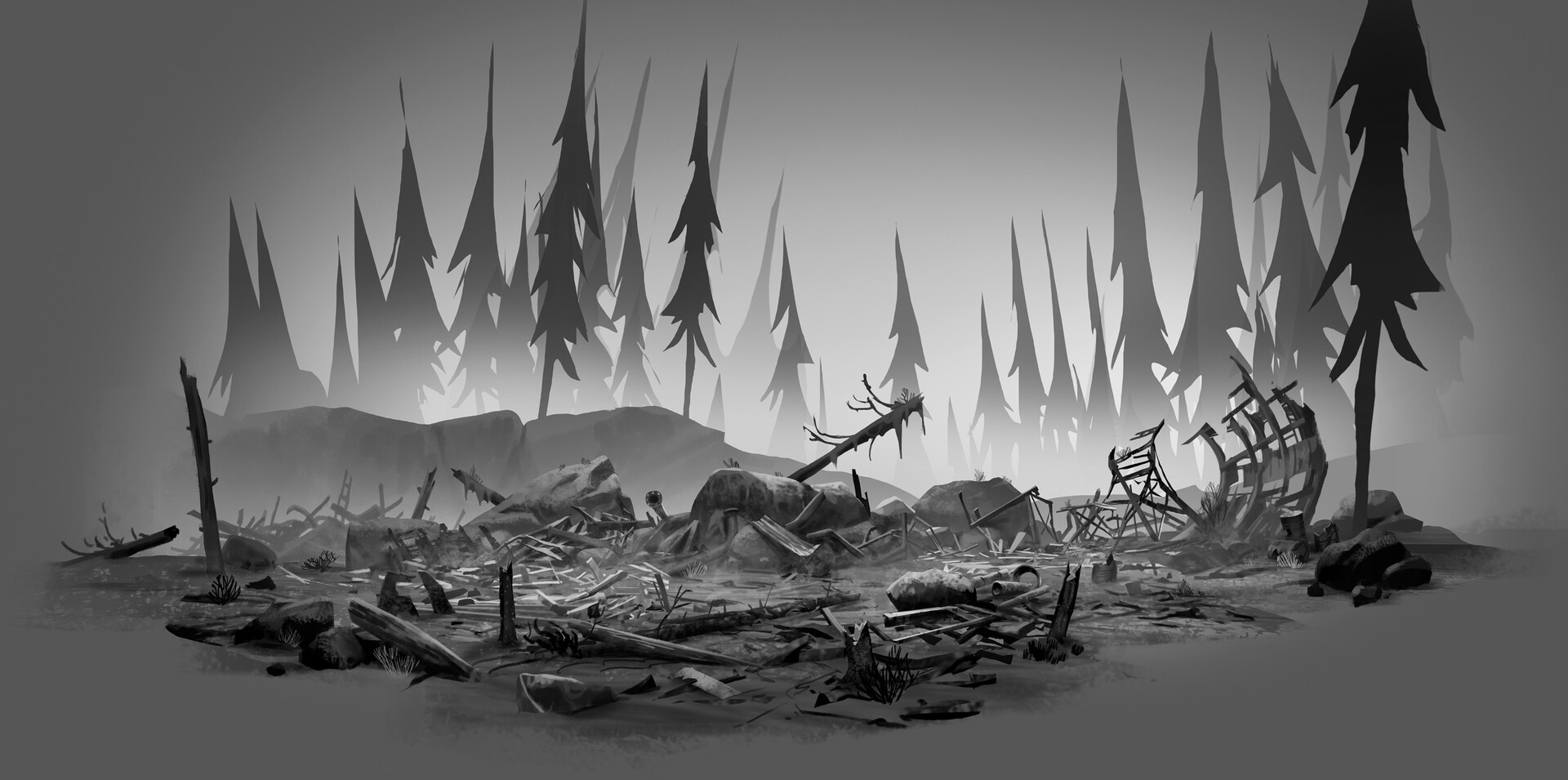 Michel Donze - Among Trees - Environments Concepts