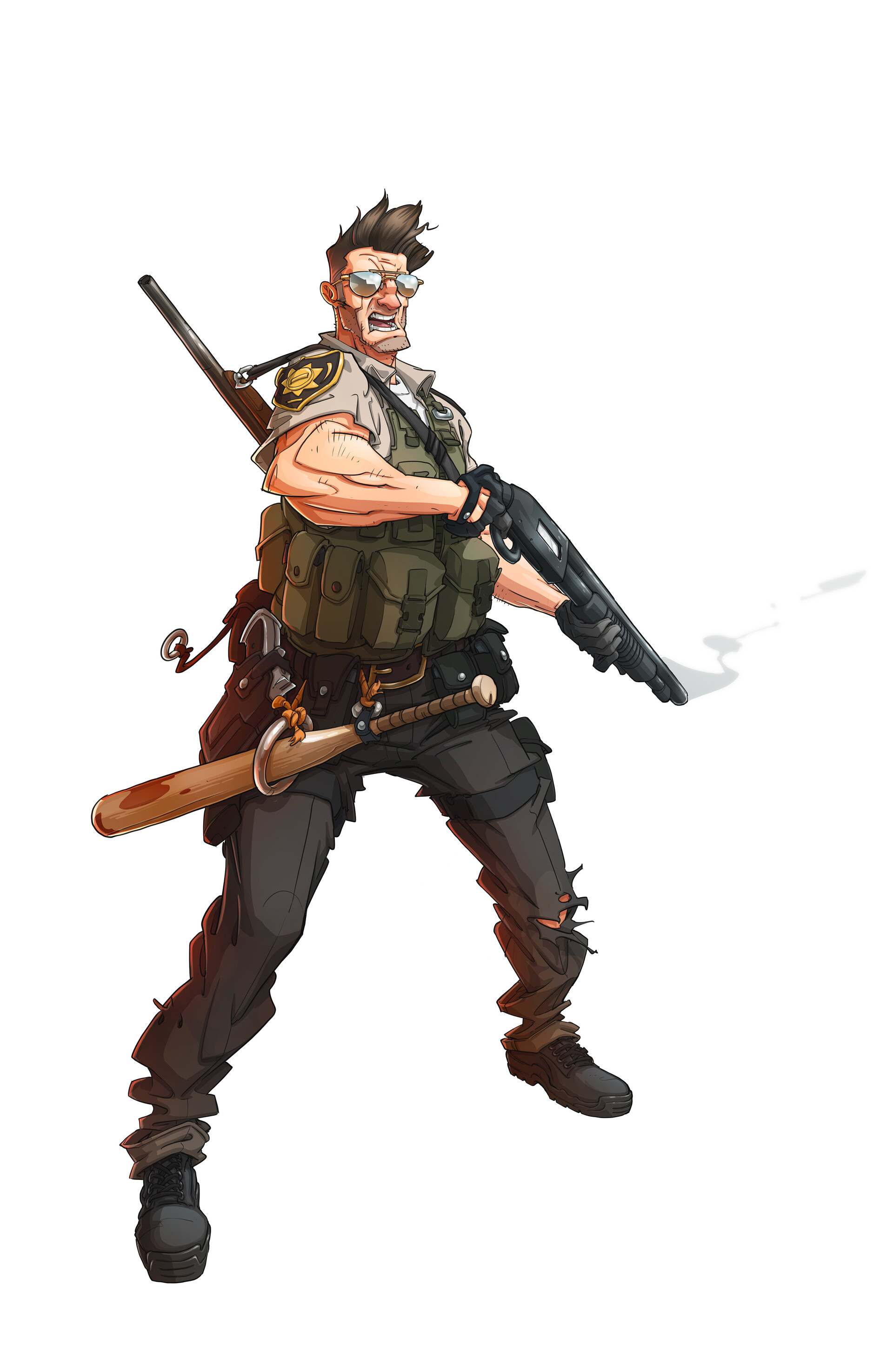 ArtStation - Zombicide 2: Phil & Wanda